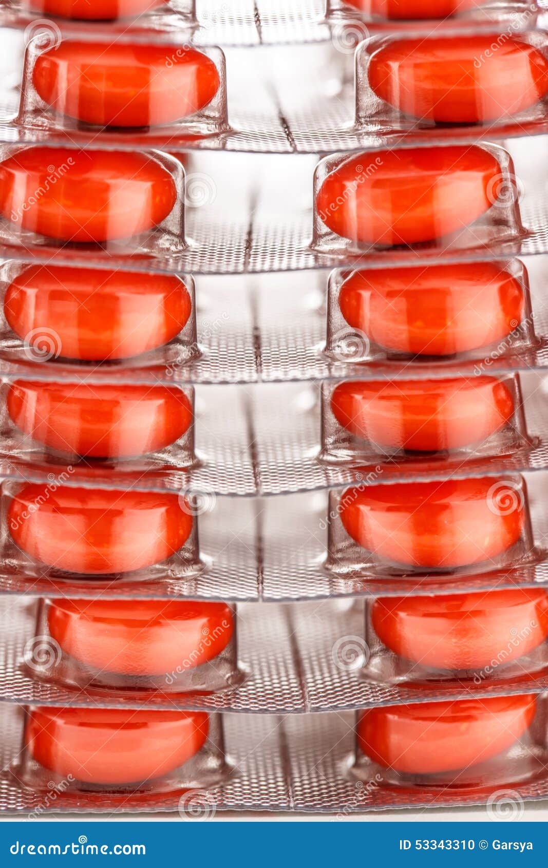 Tablets in plastic packing stock photo. Image of full - 53343310