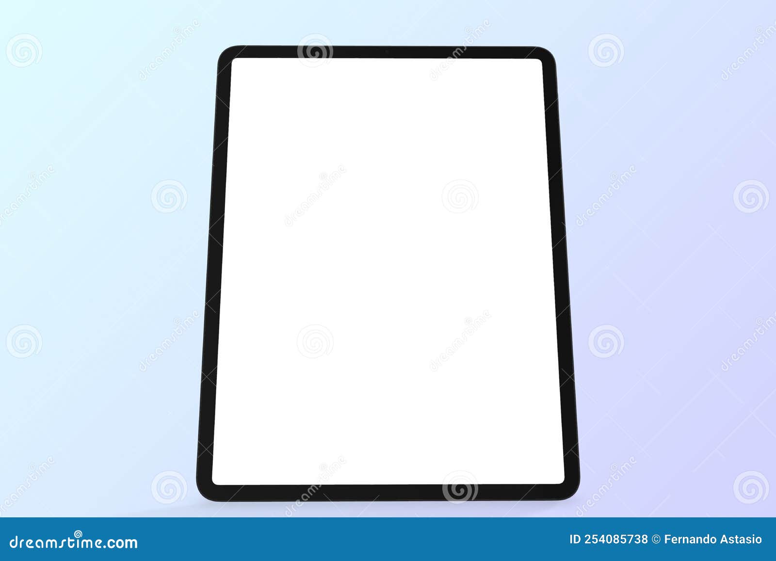 Tablets. Realistic Tablet Mockup with Blank Screen. Background with ...
