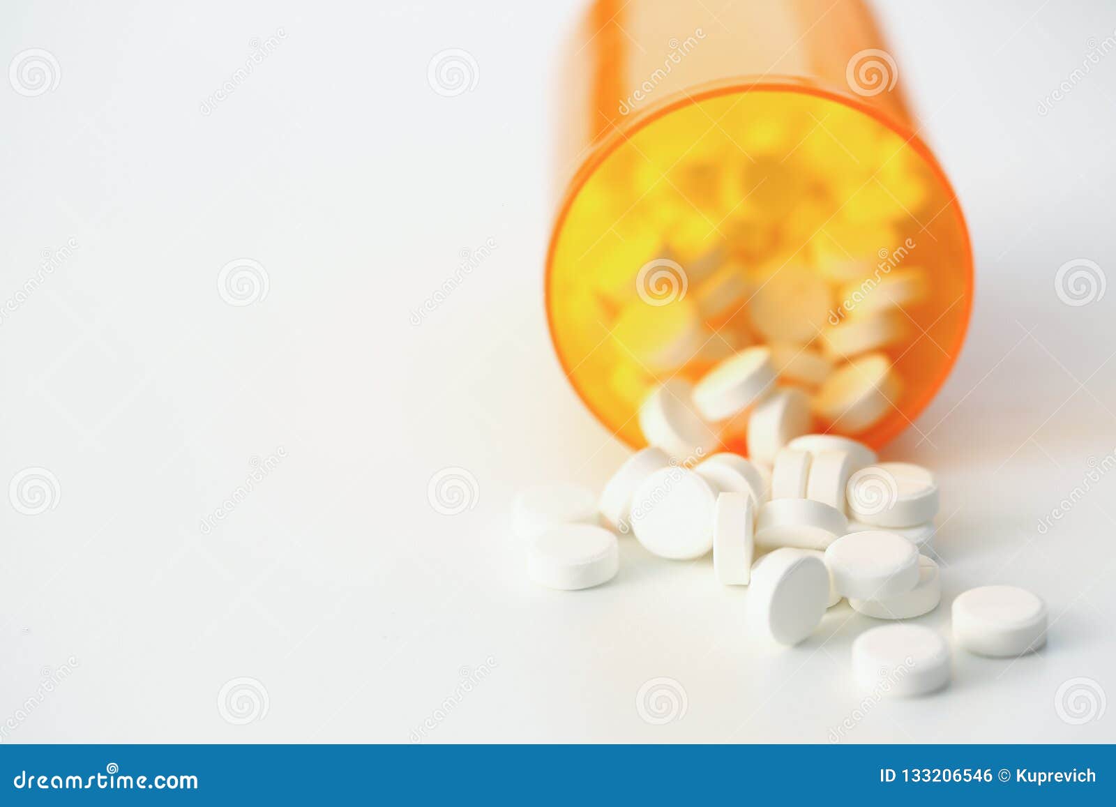 Tablets Scattered on the Table of the Stock Photo - Image of ...