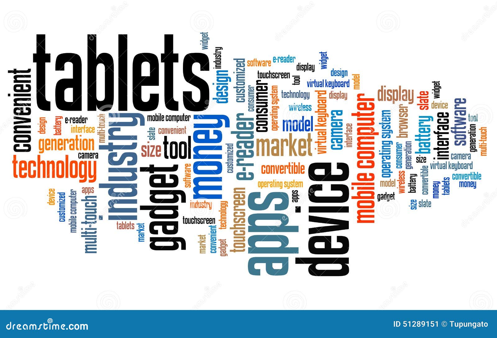 Tablets stock illustration. Illustration of keyword, gadget - 51289151