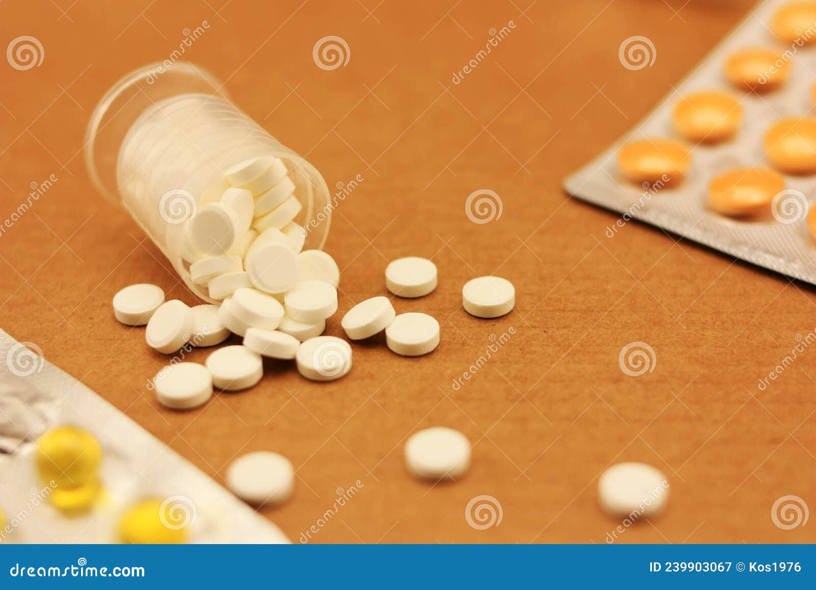 Tablets for the Treatment of Illness Stock Image - Image of black, icon ...