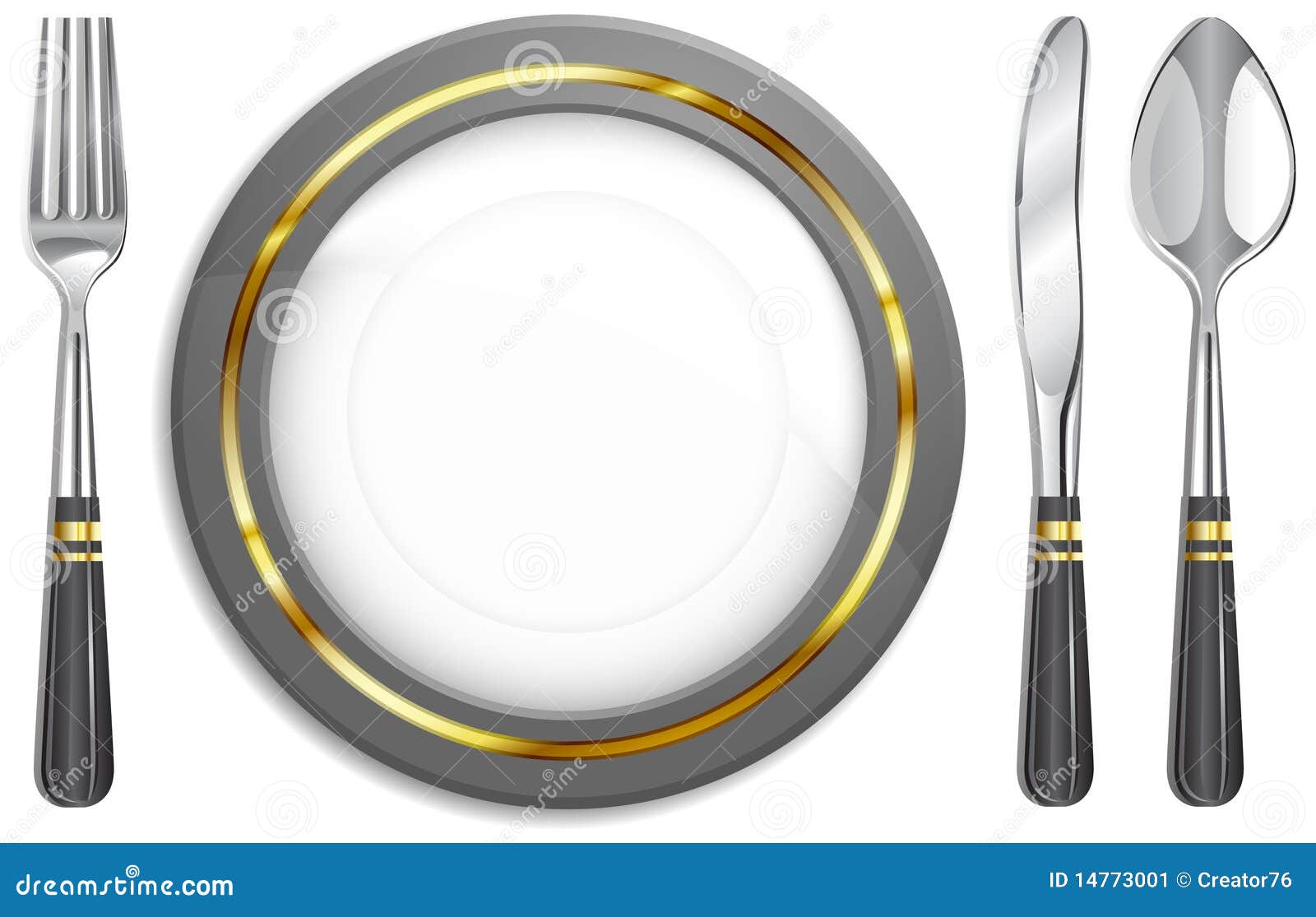 Tableware stock vector. Illustration of knife, stainless - 14773001