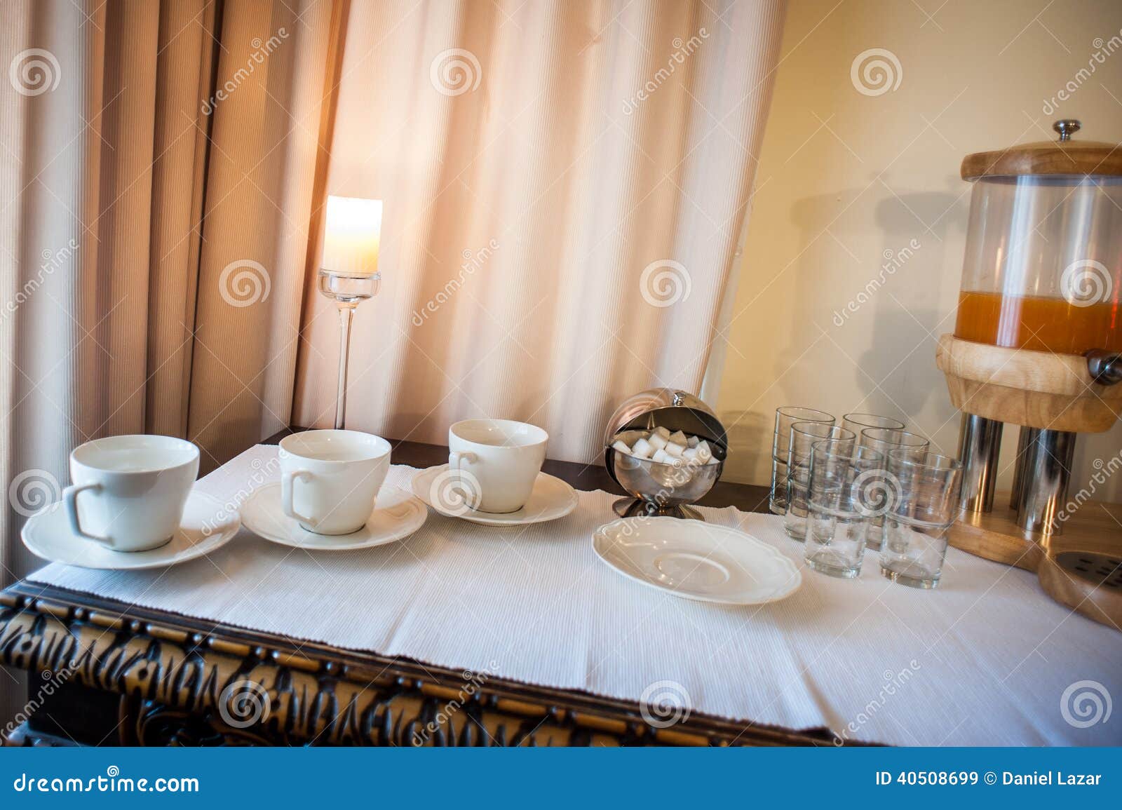 Tableware for breakfast stock image. Image of plate, tableware - 40508699