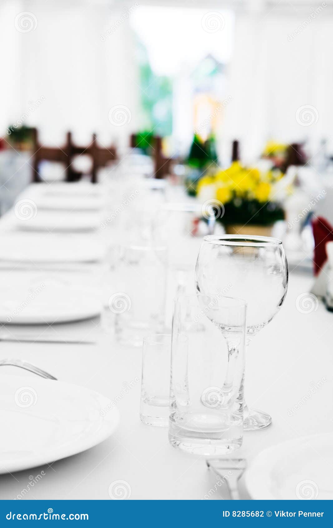 Tableware and glasses stock photo. Image of luxury, celebration - 8285682