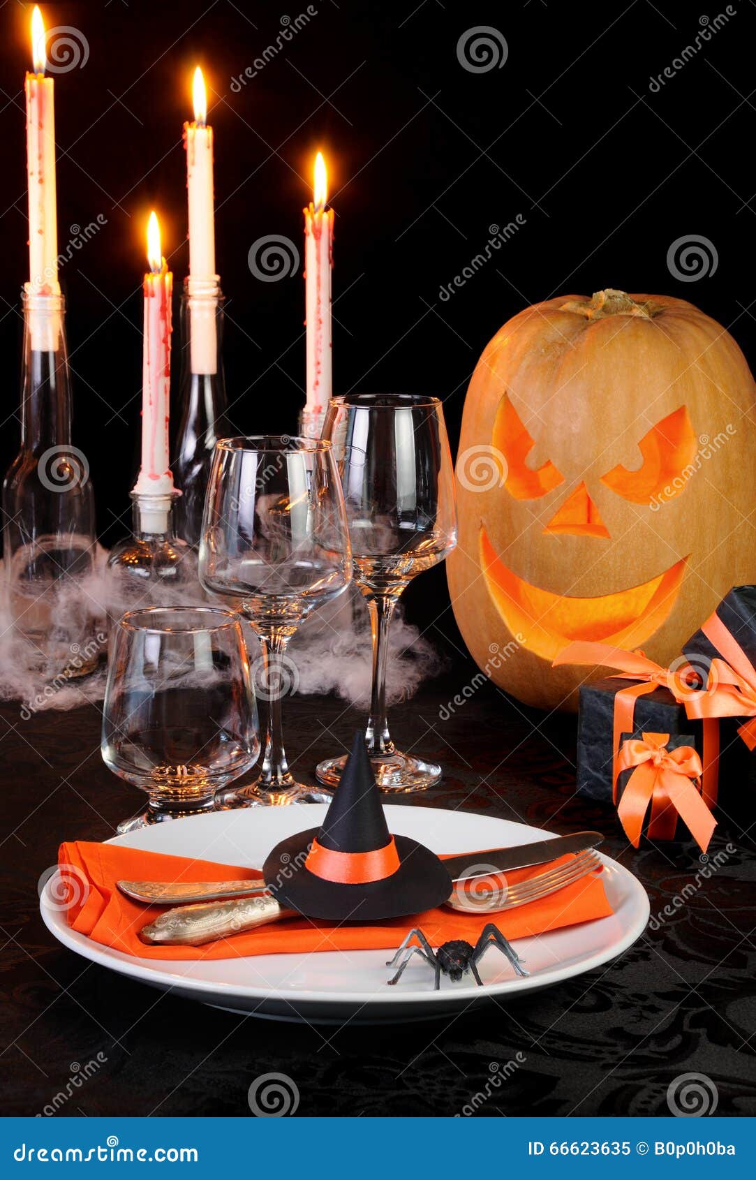 Tableware Halloween stock image. Image of serving, detail - 66623635