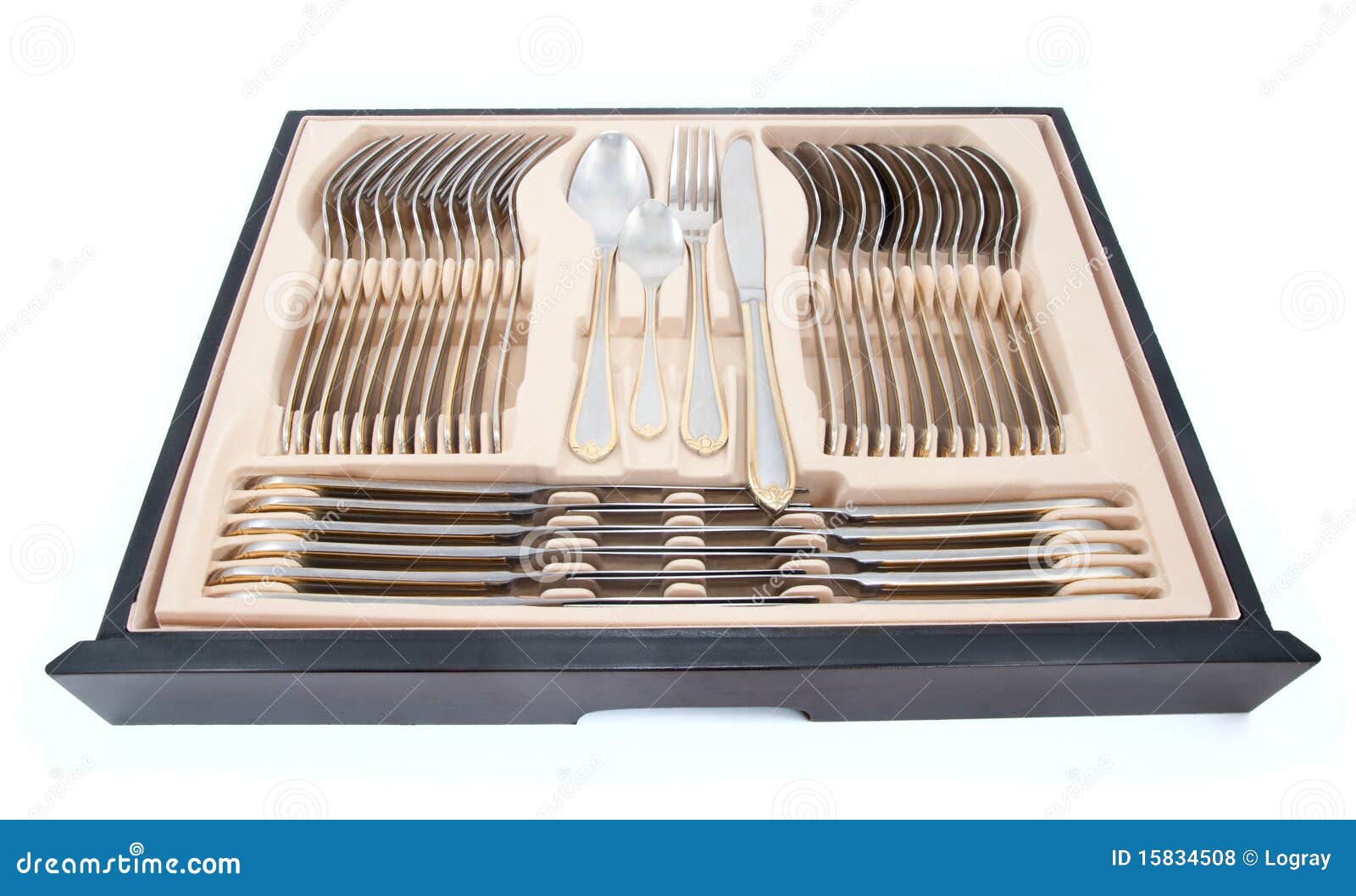 Tableware kit stock photo. Image of flatware, clipping - 15834508