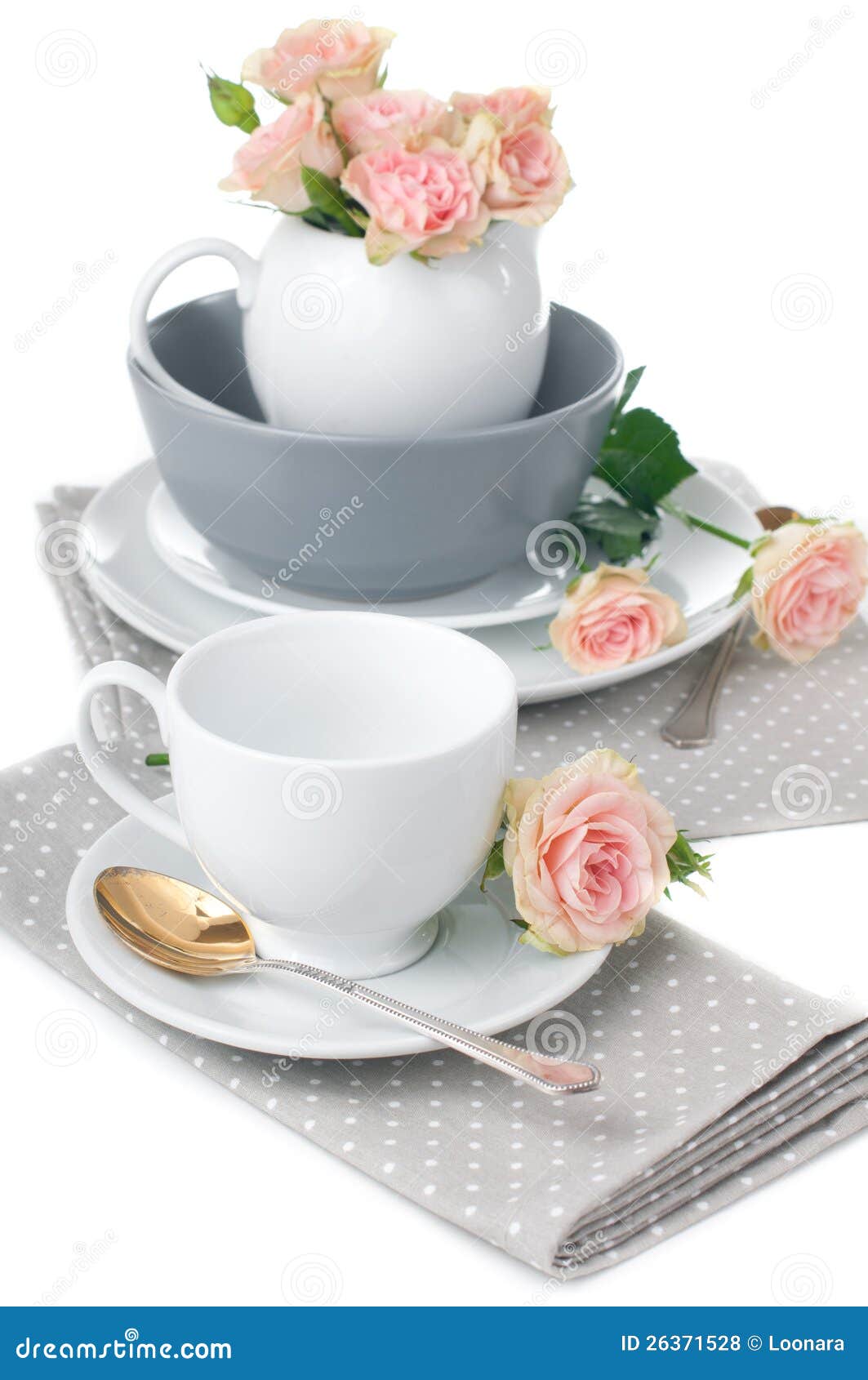 Tableware for tea stock photo. Image of beige, lifestyles - 26371528