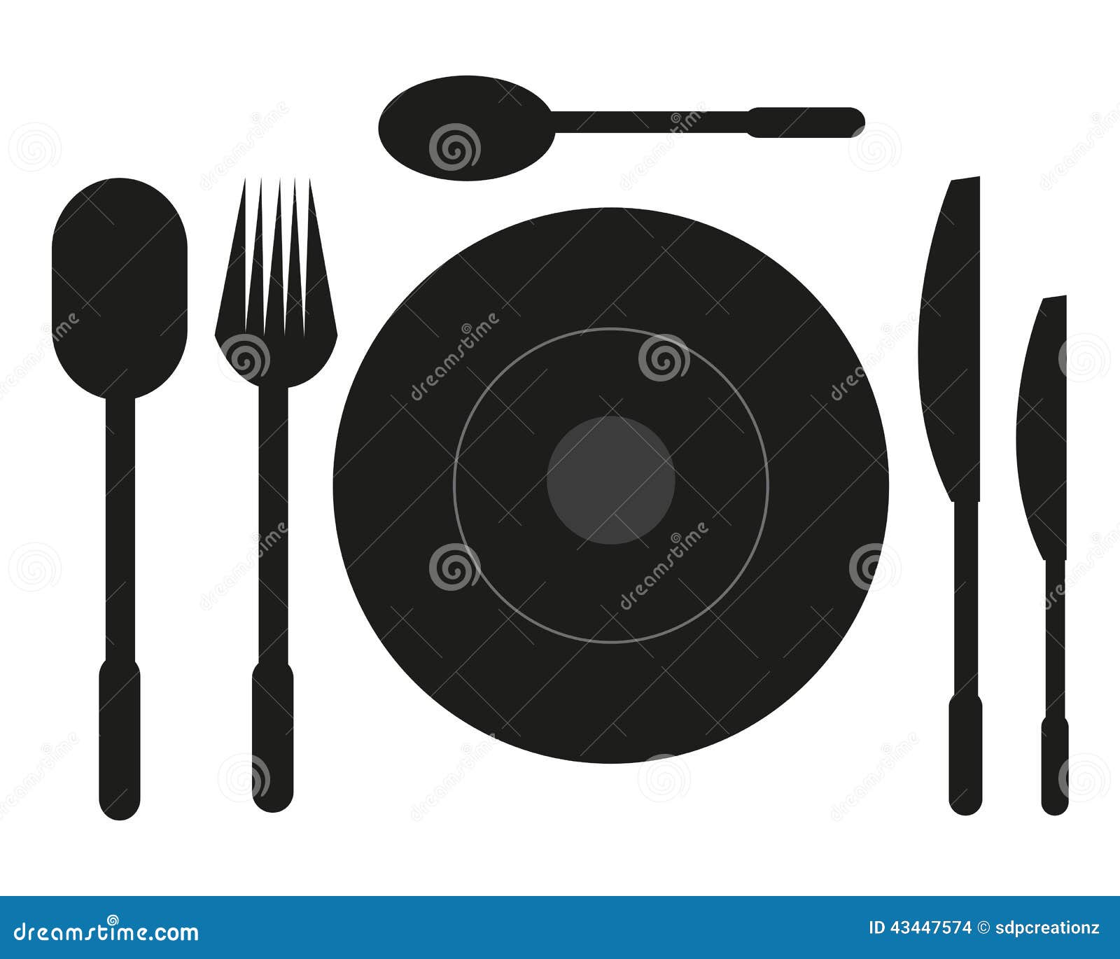 Tableware stock vector. Illustration of kitchen, cuisine - 43447574