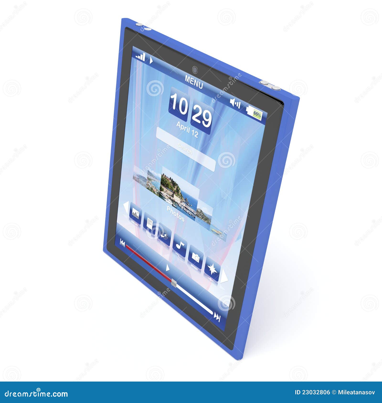 Tablilla stock de ilustración. Ilustración de multimedias - 23032806