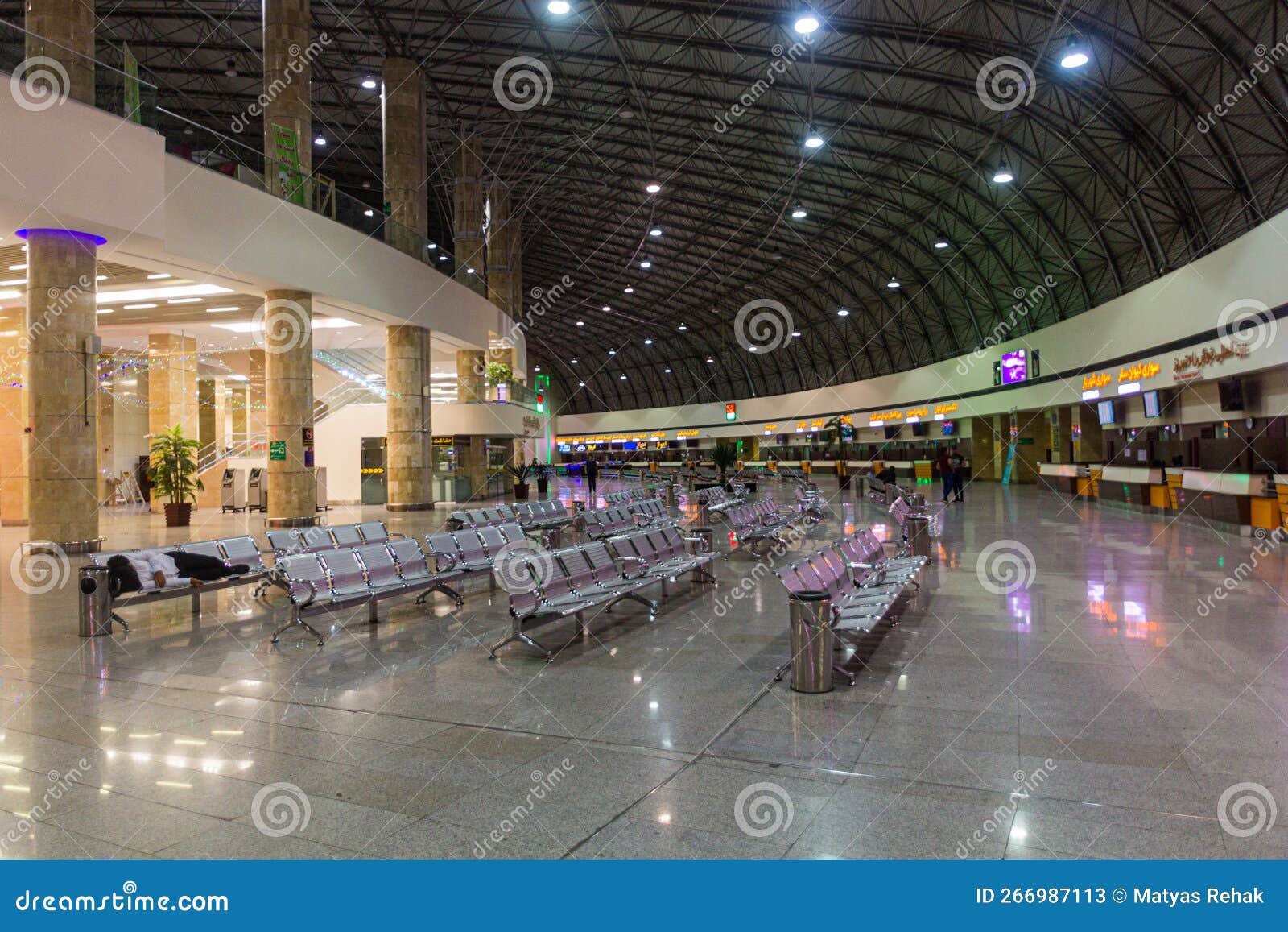 TABRIZ, IRAN - JULY 15, 2019: Interior of the Central Bus Terminal in ...