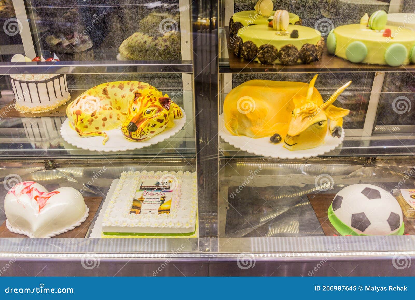 TABRIZ, IRAN - JULY 15, 2019: Various Cakes in a Sweet Shop in Tabriz ...