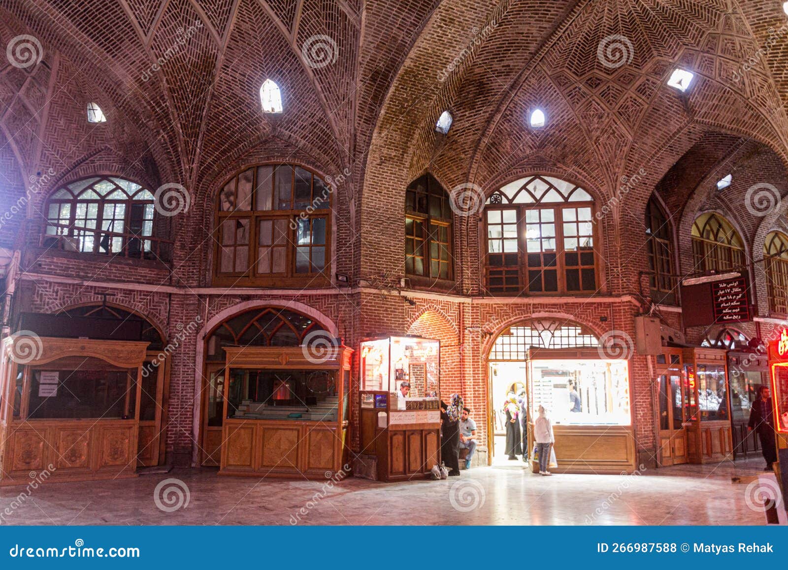 TABRIZ, IRAN - JULY 15, 2019: View of the Bazaar in Tabriz, Ir ...