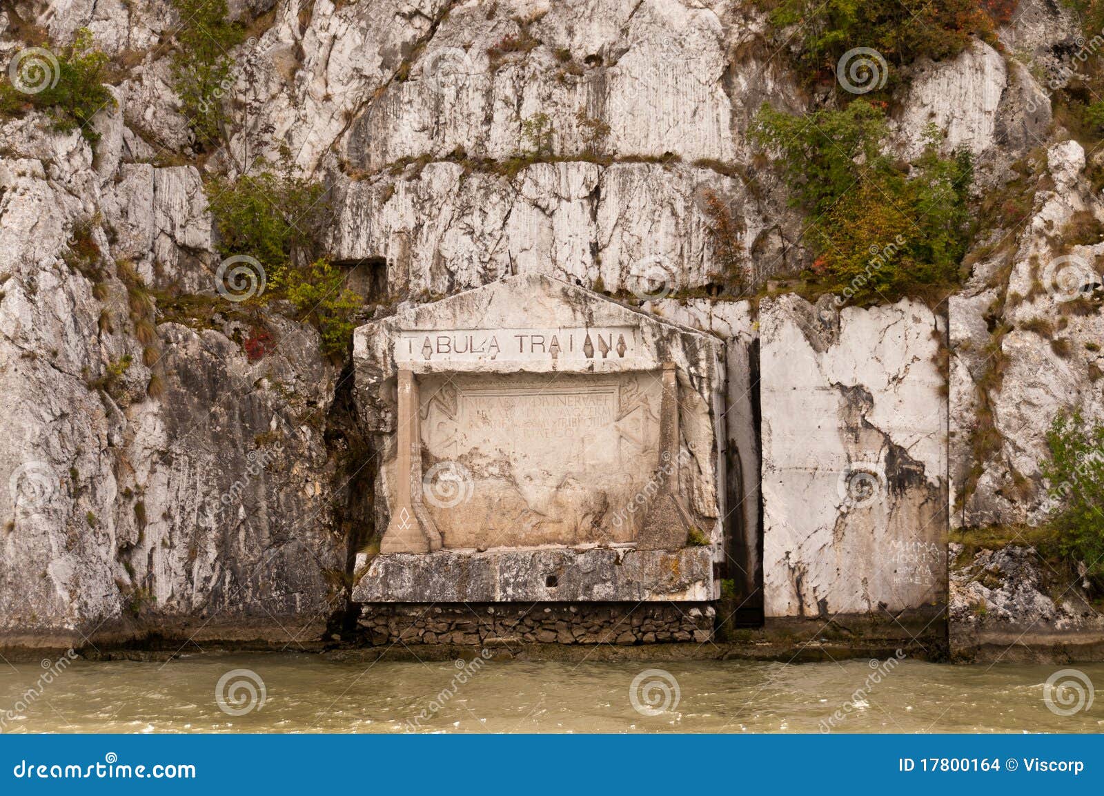 Tabula Traiana Erinnerungsplakette Stockfoto - Bild von beschreibung ...