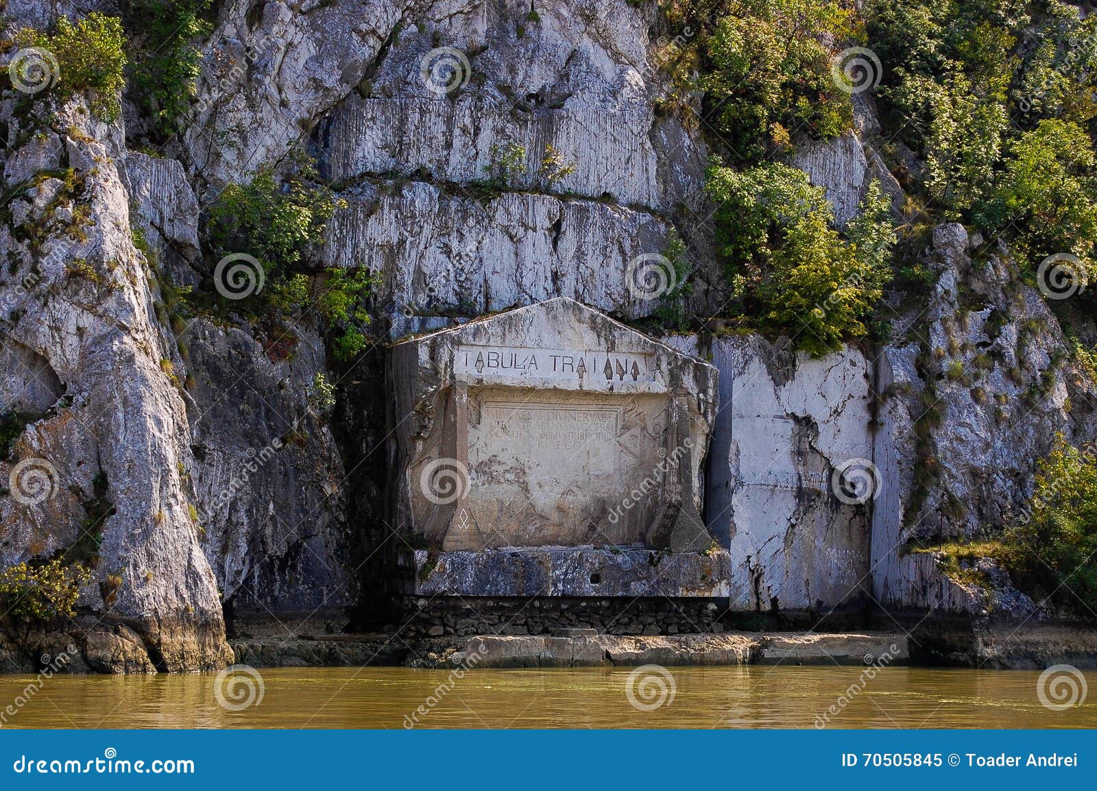 Tabula traiana stock image. Image of monument, roman - 70505845