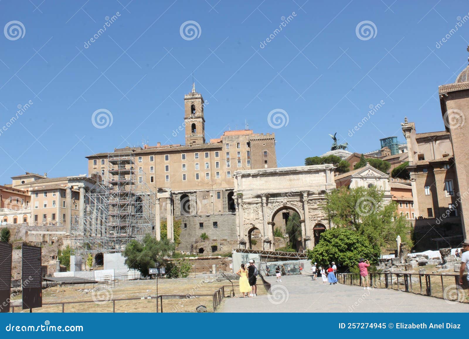 Tabularium editorial image. Image of landmark, italy - 257274945