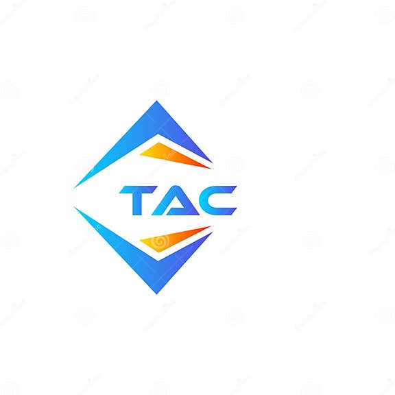 TAC Abstract Technology Logo Design on White Background. TAC Creative ...