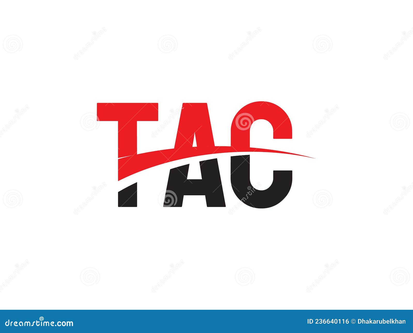 TAC Letter Initial Logo Design Vector Illustration Stock Vector ...