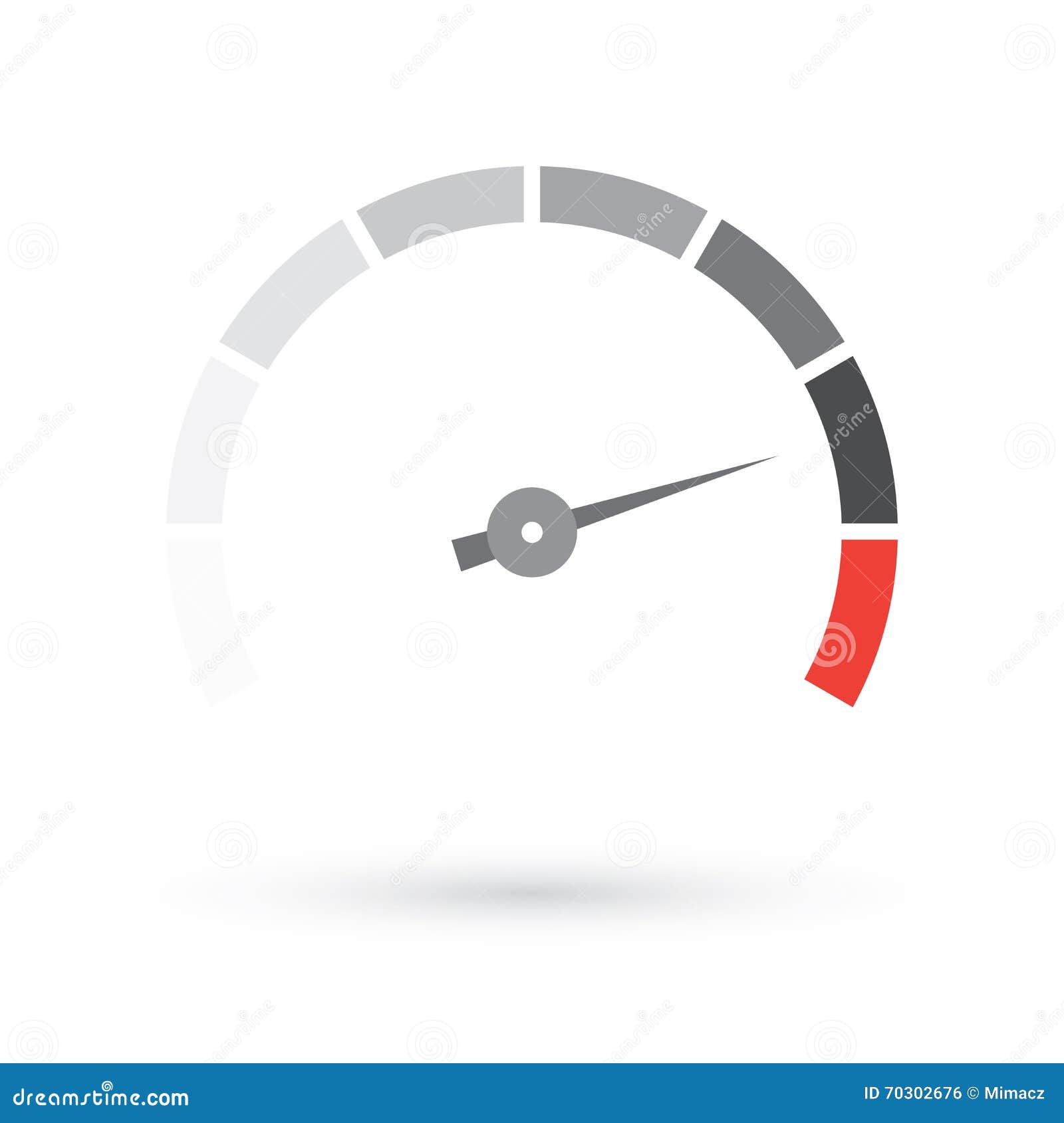 Tacômetro ilustração do vetor. Ilustração de projeto - 70302676