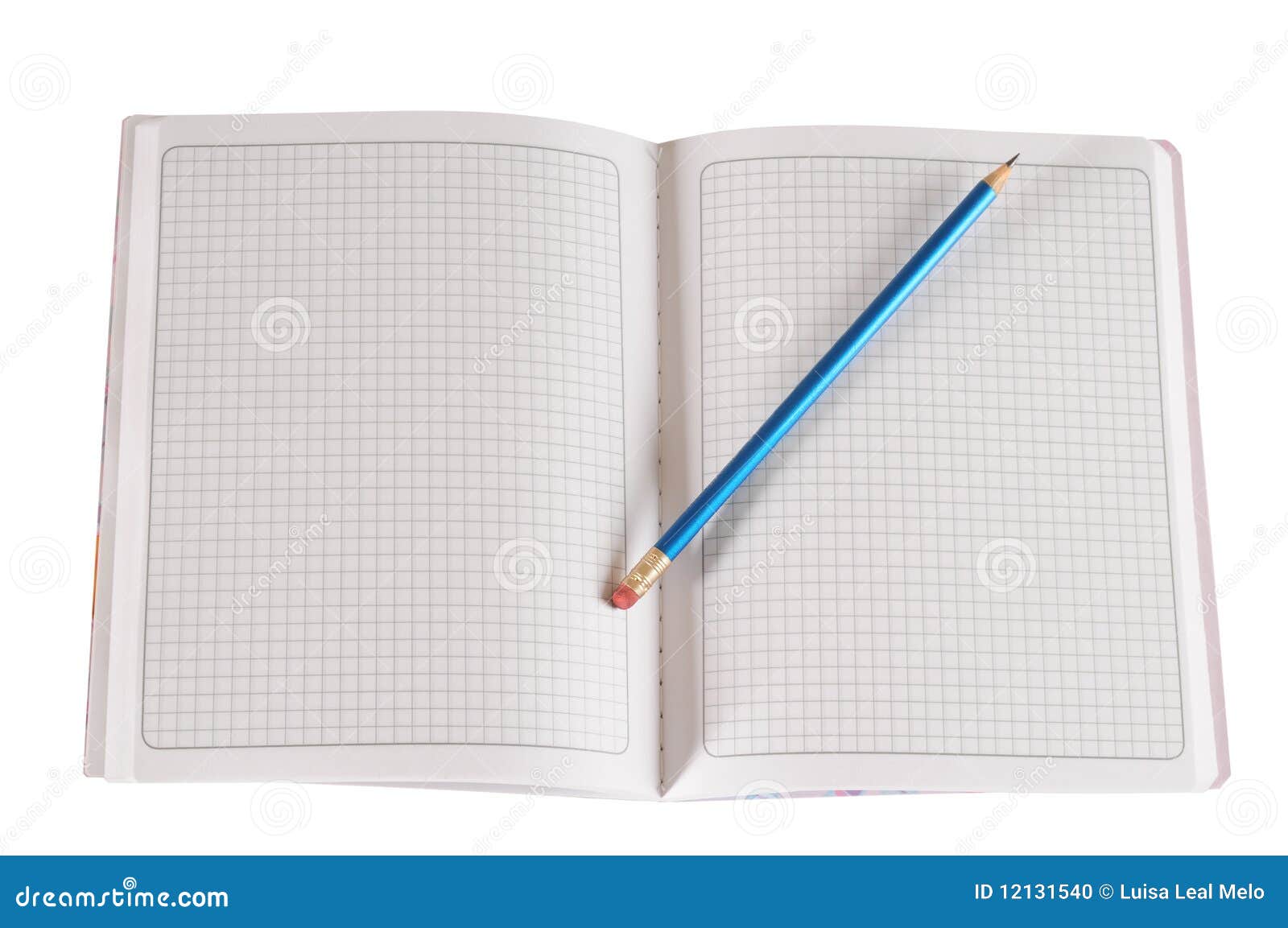 Taccuino in Bianco. Isolato Fotografia Stock - Immagine di notepad ...