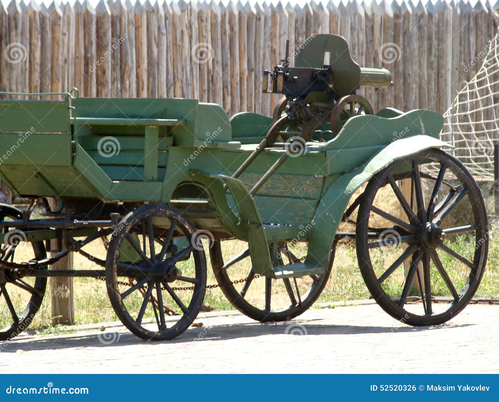 Tachanka stock photo. Image of wagon, weapons, horse - 52520326