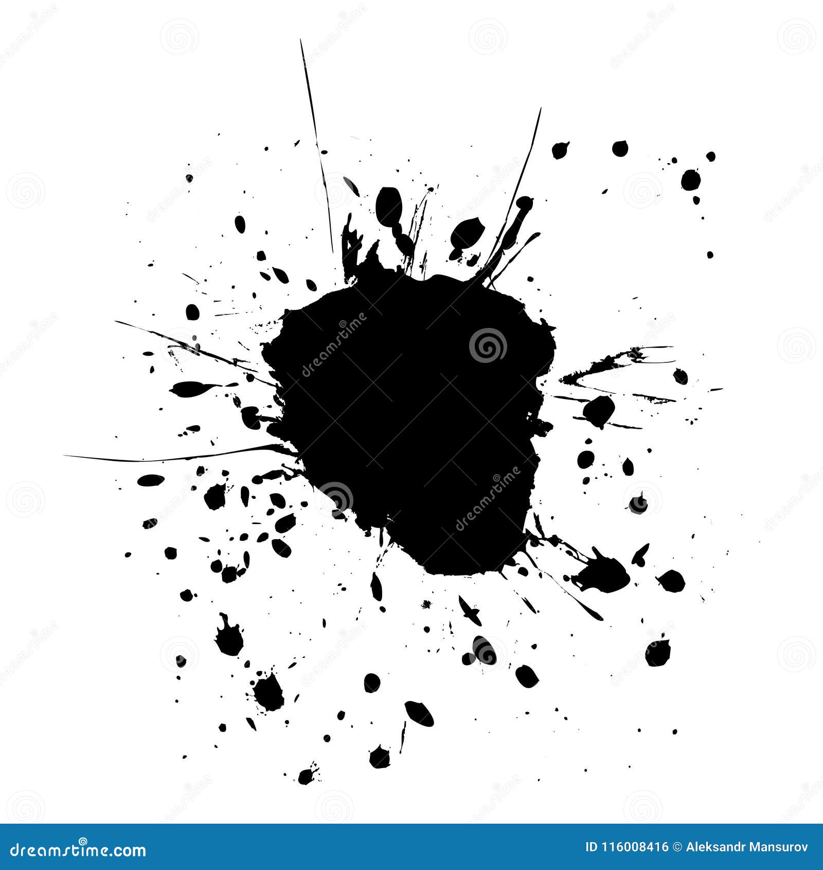 Tache black5 illustration de vecteur. Illustration of graphisme - 116008416