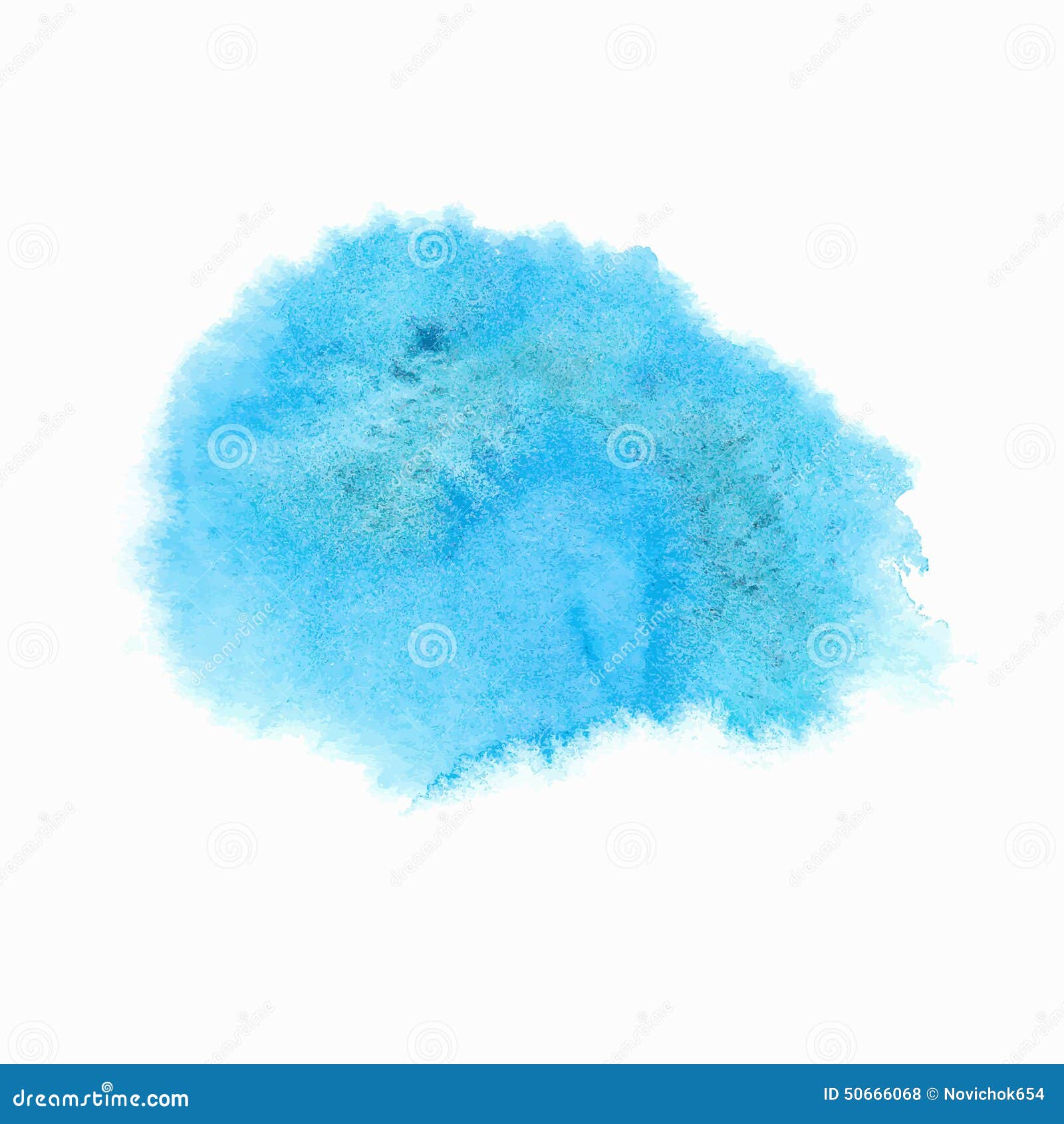 Tache Bleue Lumineuse D'aquarelle Illustration de Vecteur ...