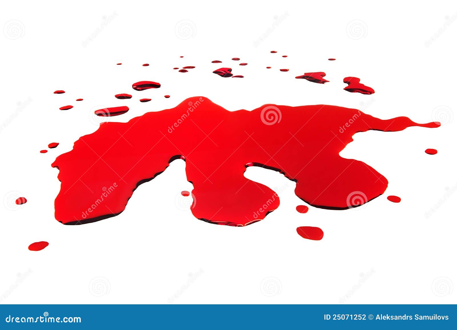 Tache De Sang Rouge Photographie stock - Image: 25071252