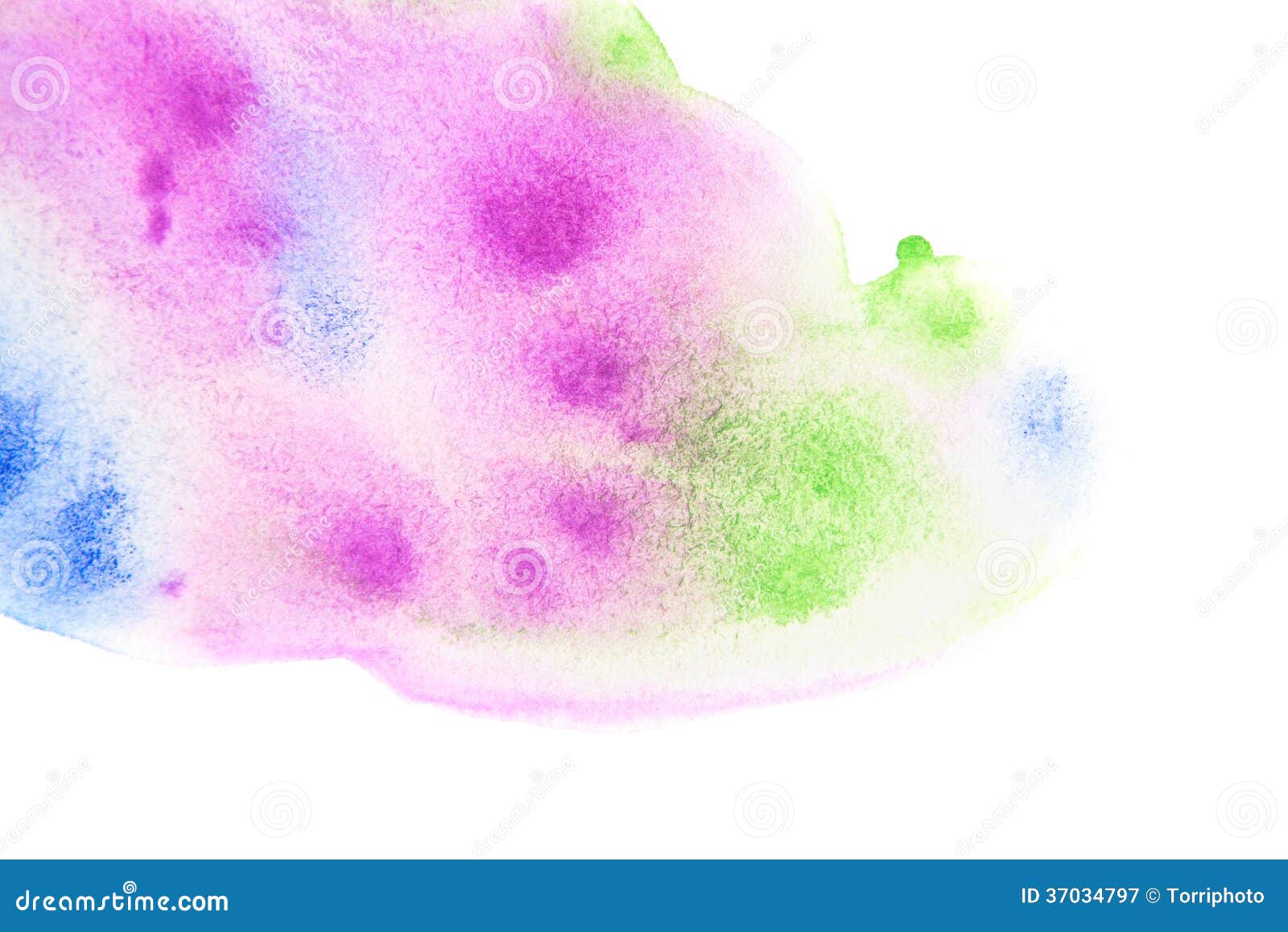 Tache En Pastel D'aquarelle De Ressort Image stock - Image du ...