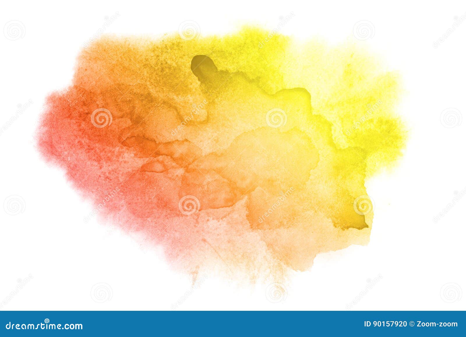 Tache Jaune-rouge De Couleur D'eau Illustration Stock - Illustration du ...