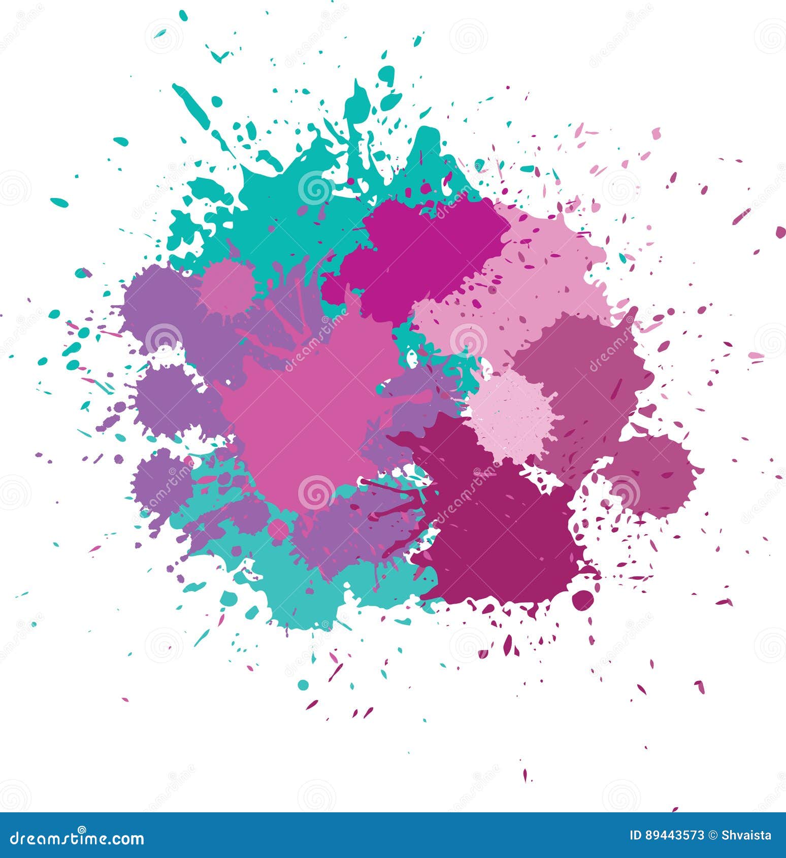 Taches Dans Des Couleurs Lumineuses Illustration de Vecteur ...