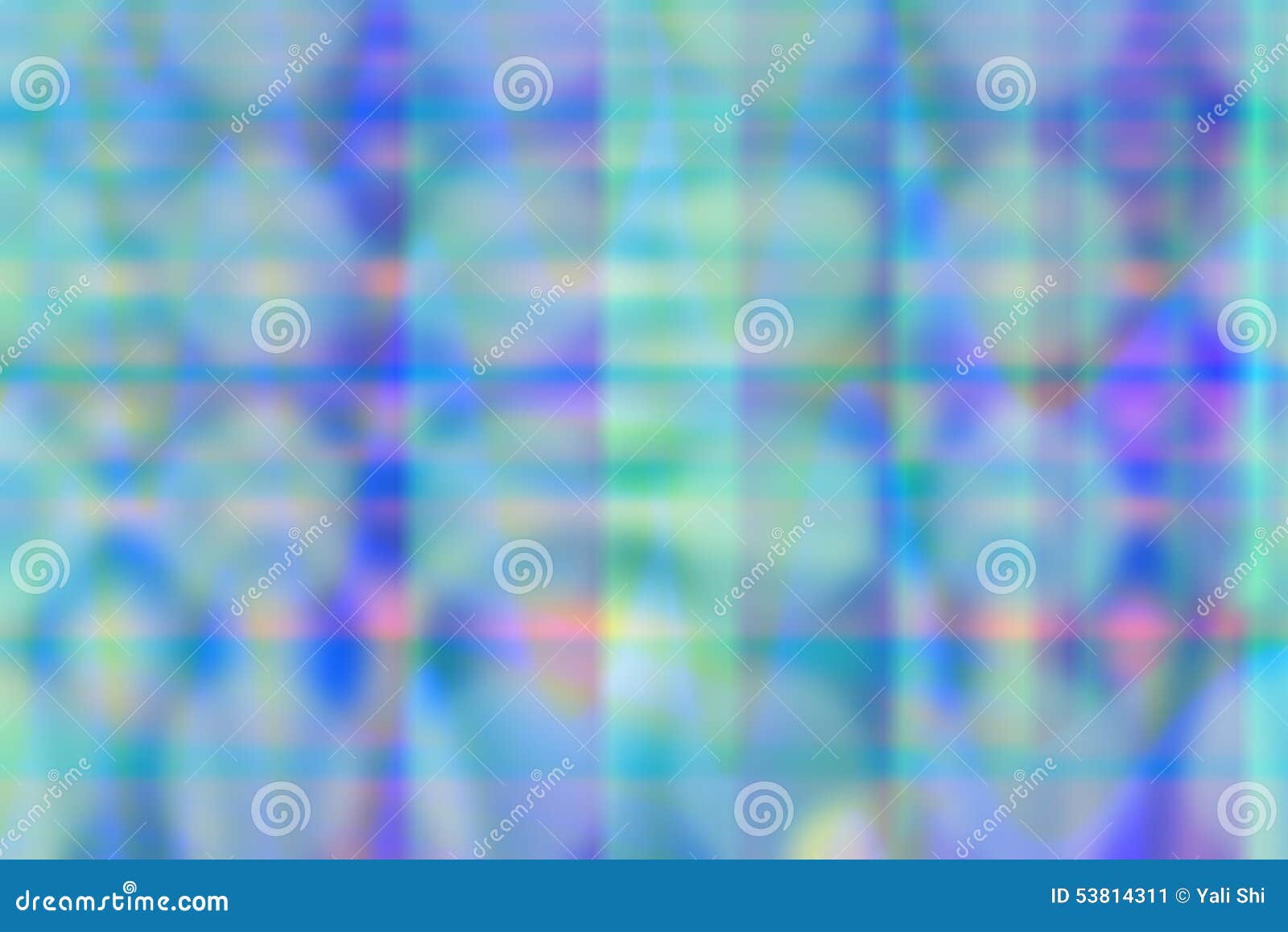 Taches Floues De Multiple Dans Des Couleurs De Bleu Et De Turquoise ...