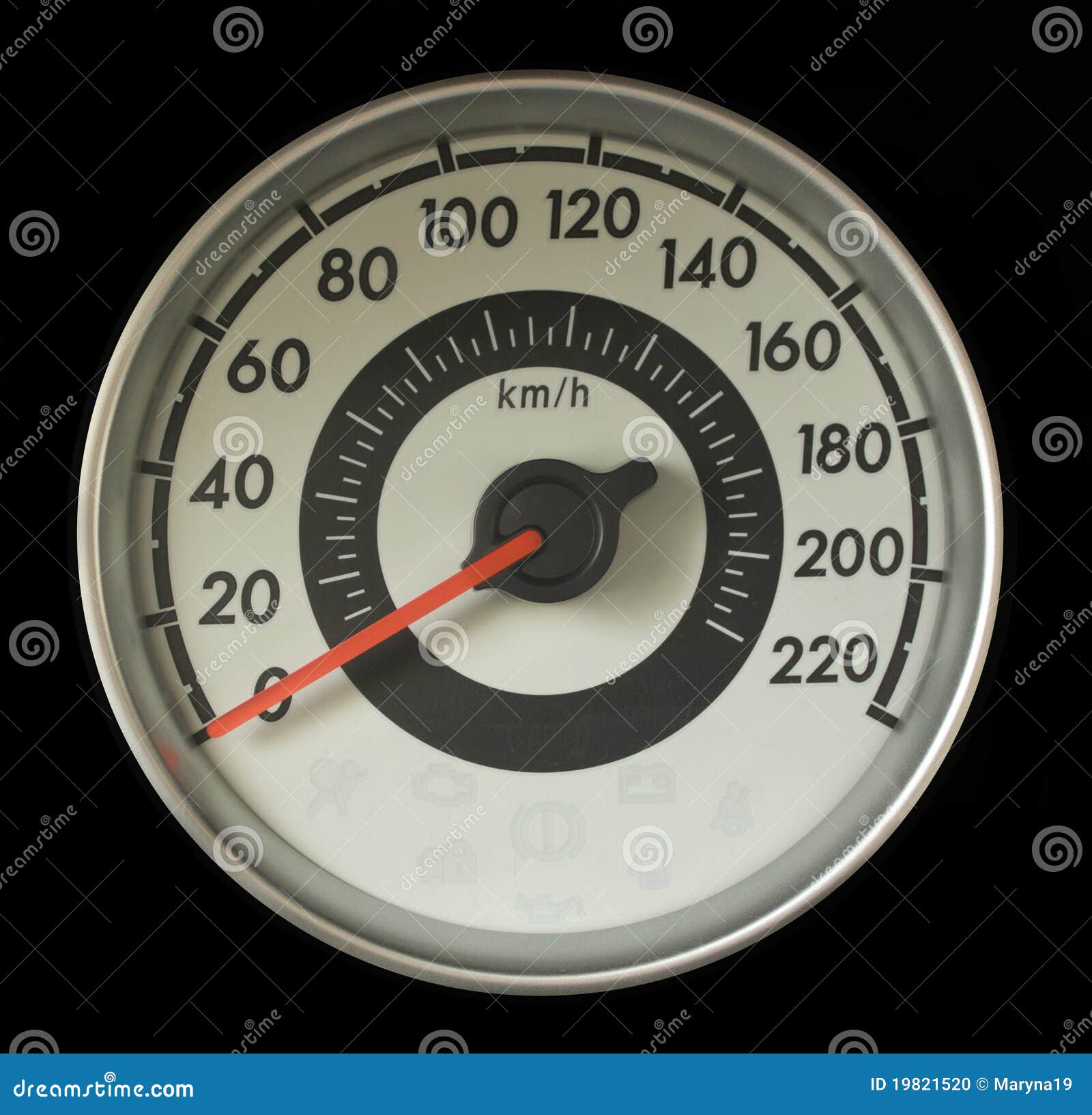 Tachimetro o tachimetro fotografia stock. Immagine di cerchio - 19821520