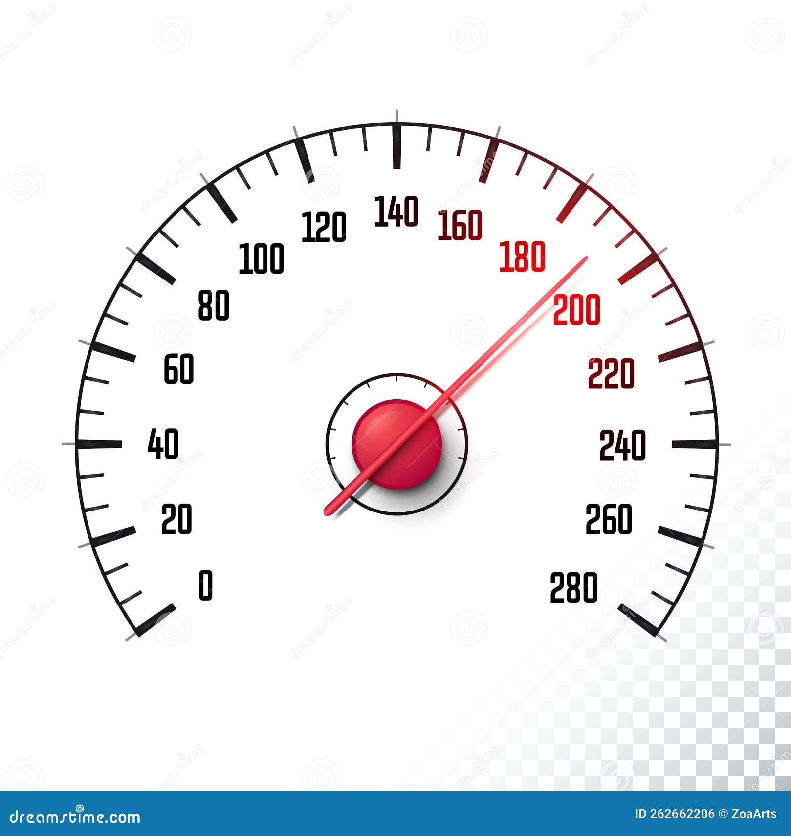 Speedometer Transparent Icon. Speedometer Symbol Design From Arc ...