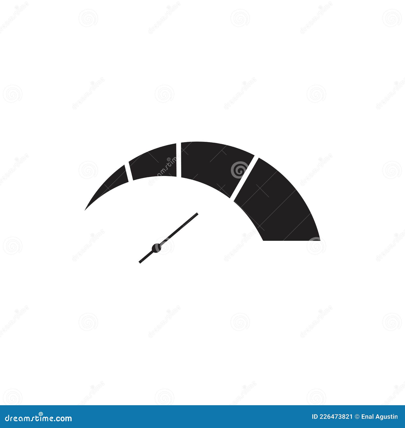 Tacho-Symbol-Logo-Designvorlage Vektor Abbildung - Illustration von ...