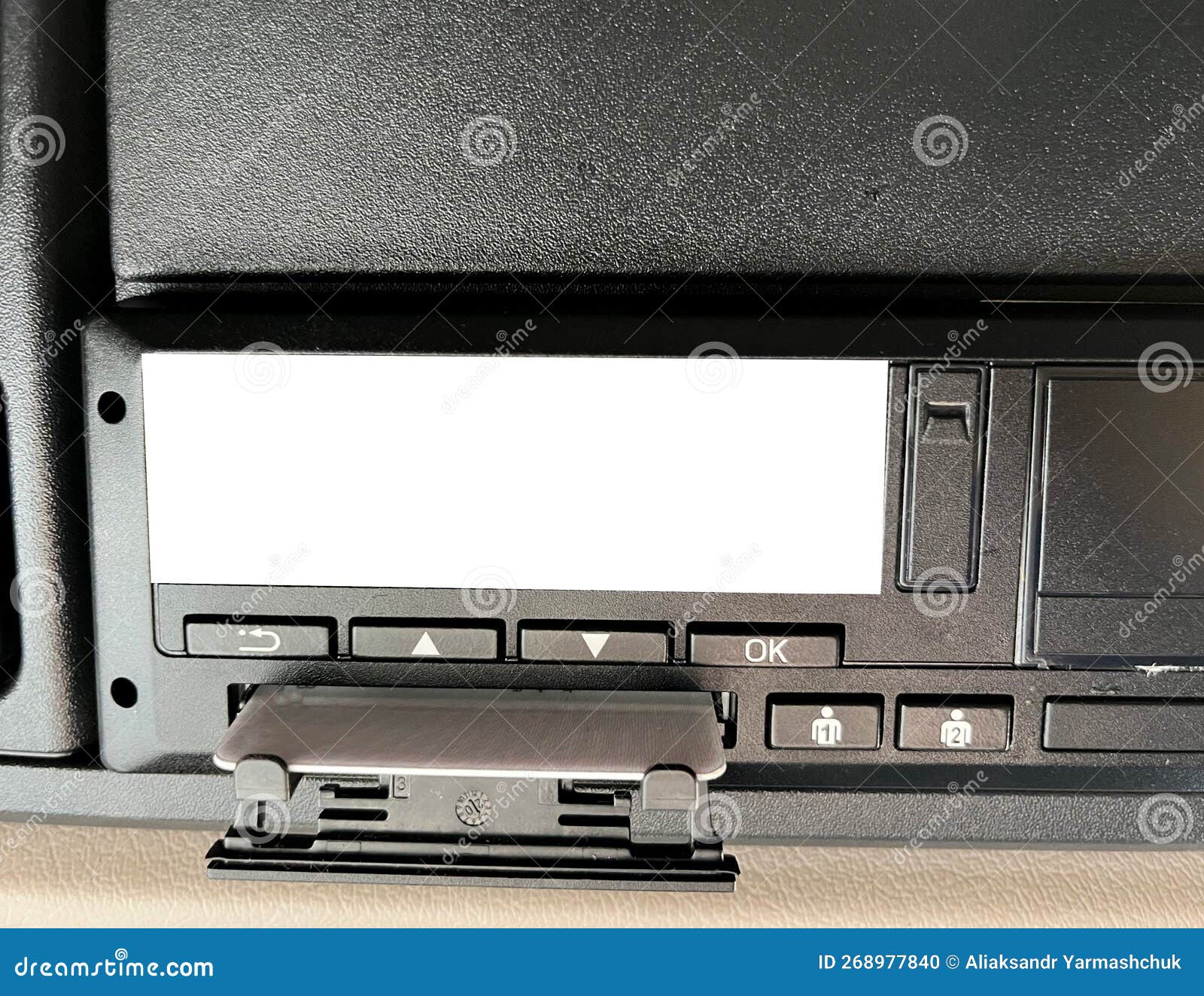Tachograph is a Control Device Installed on Board Vehicles with Mockup ...