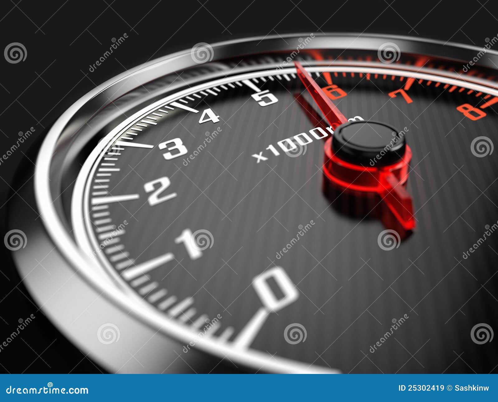 Tachometer stock illustration. Illustration of dark, dashboard - 25302419