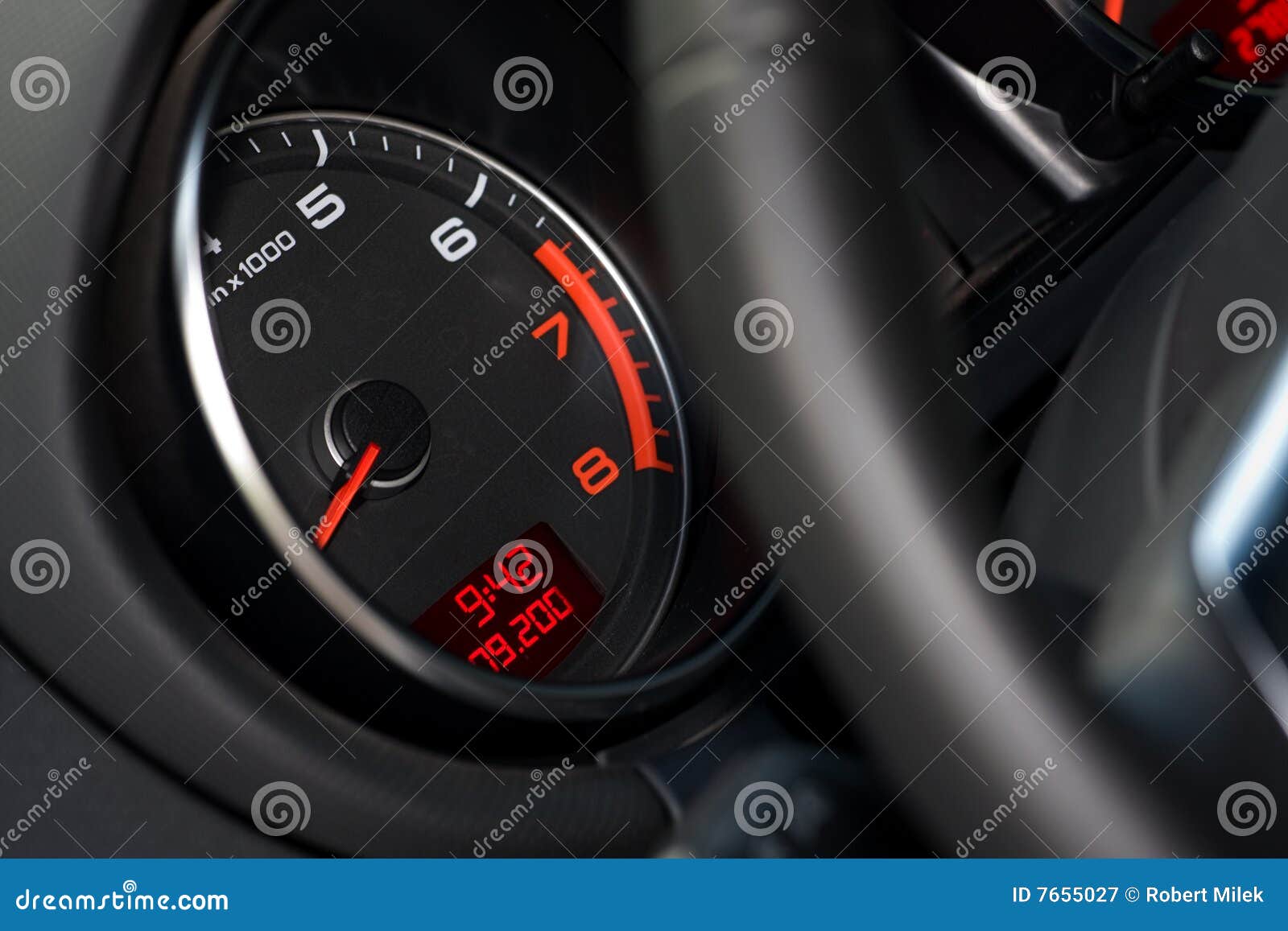 Tachometer stock image. Image of indicator, speedometer - 7655027