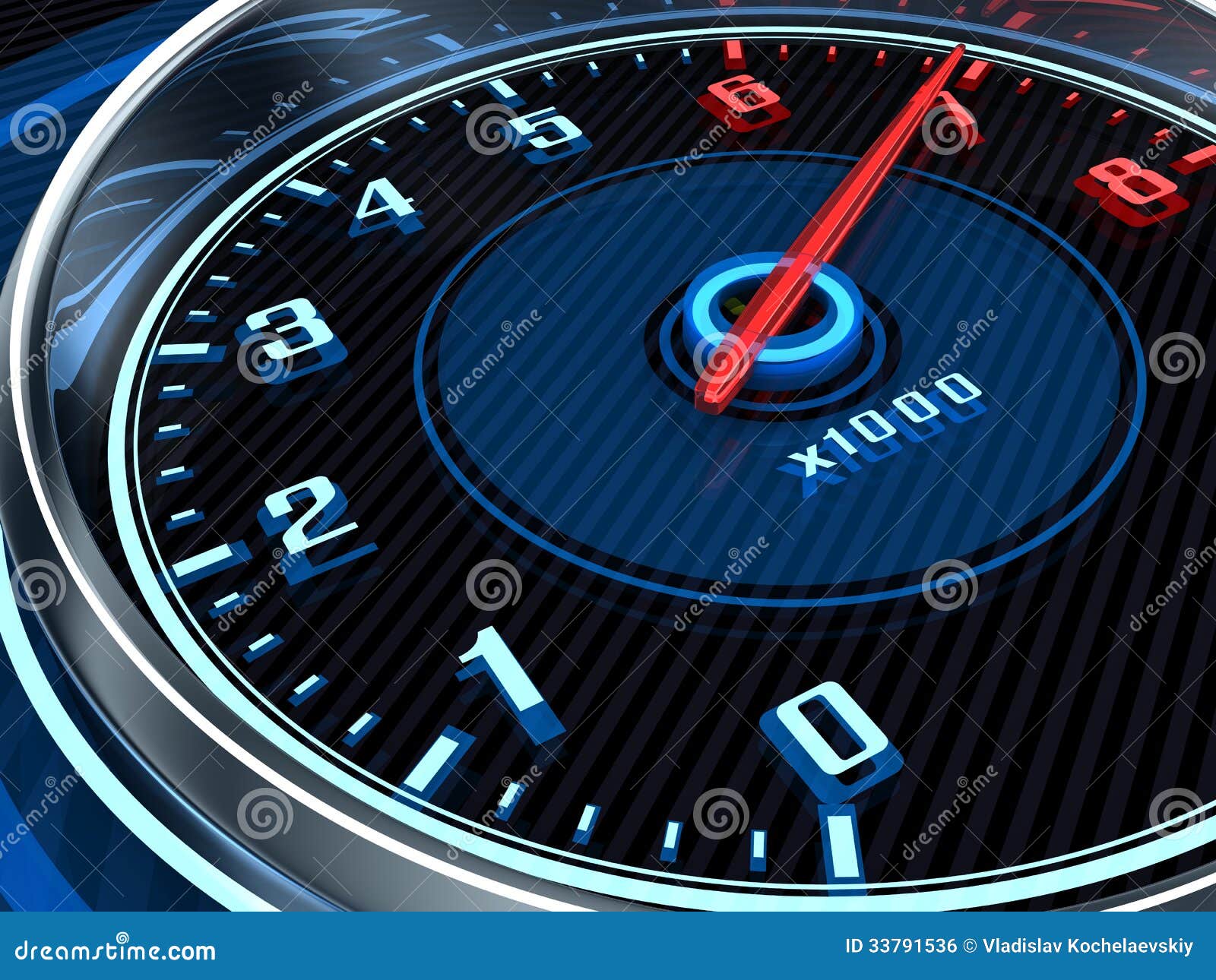Tachometer stock illustration. Illustration of gauge - 33791536
