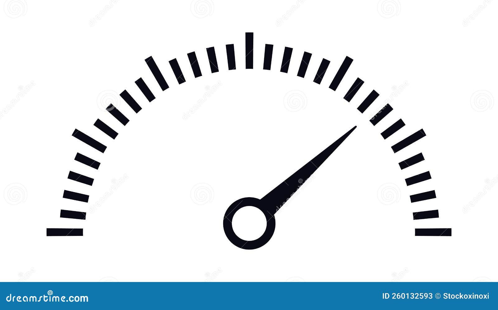 Tachometer High Volume or Speed Vector Icon Stock Vector - Illustration ...
