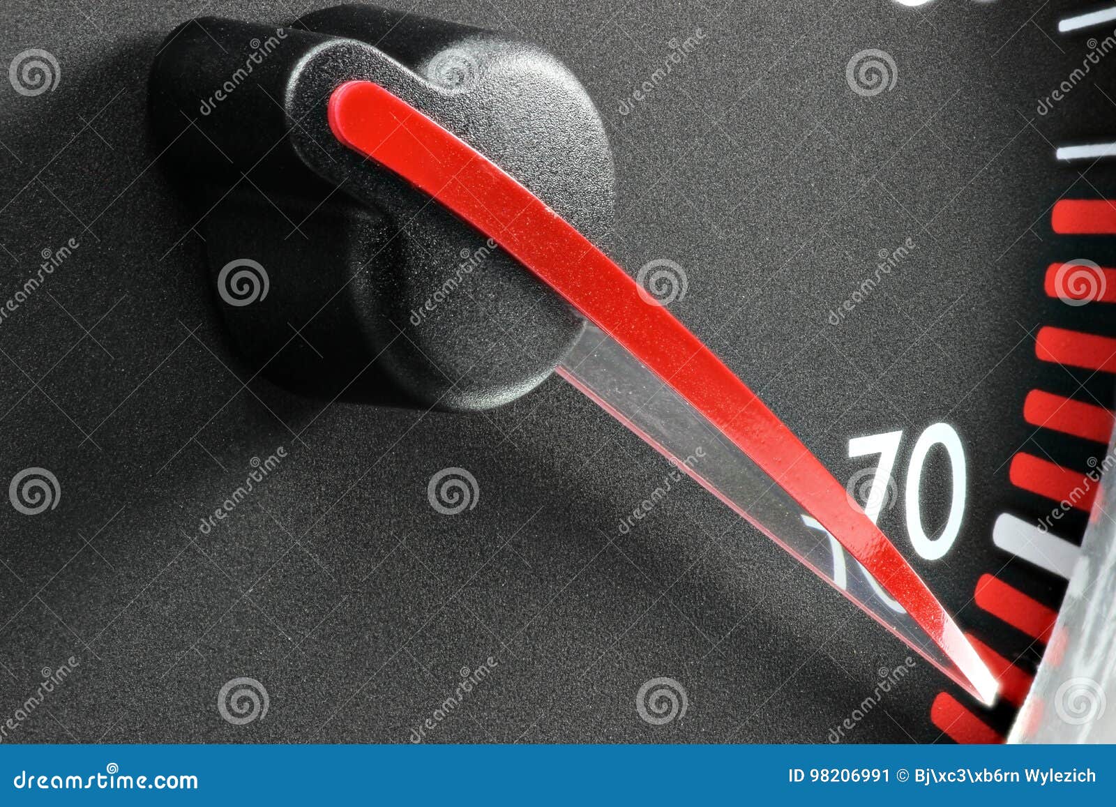Tachometer in red sphere stock image. Image of freeway - 98206991