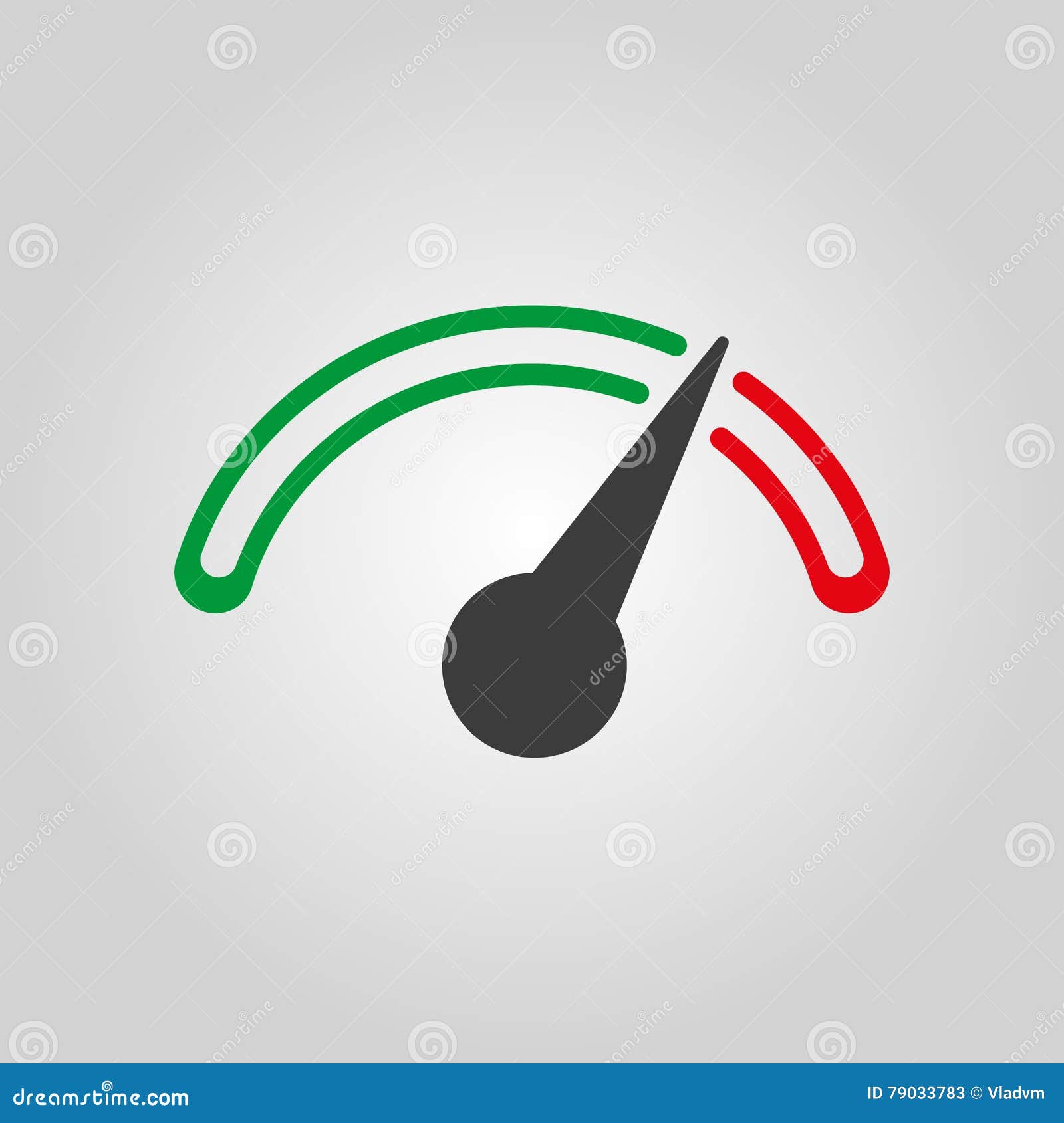The Tachometer, Speedometer and Indicator Icon Stock Illustration ... The Tachometer, Speedometer and Indicator Icon Stock Illustration ...