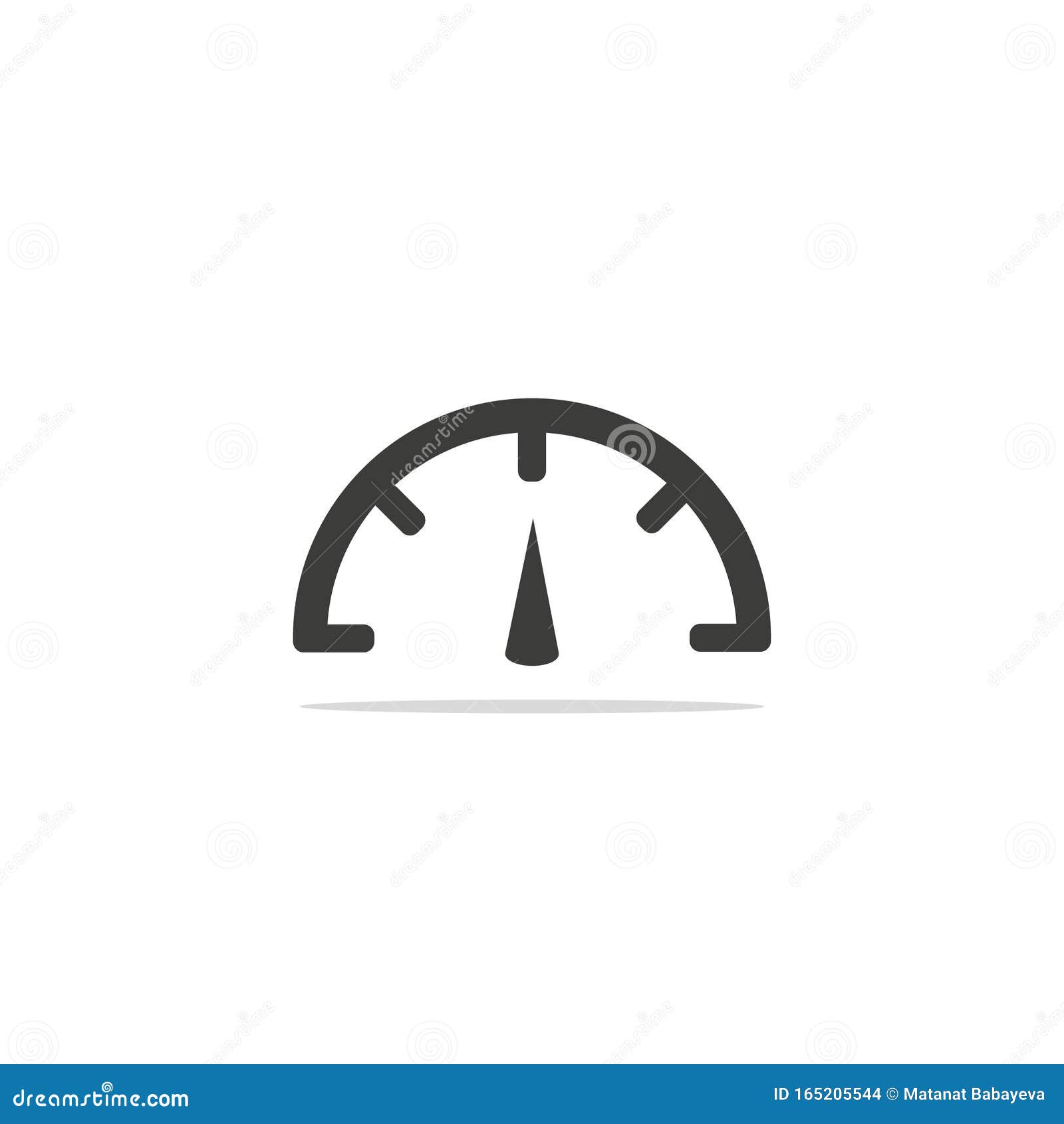 The Tachometer, Speedometer and Indicator Icon. Performance Measurement ...