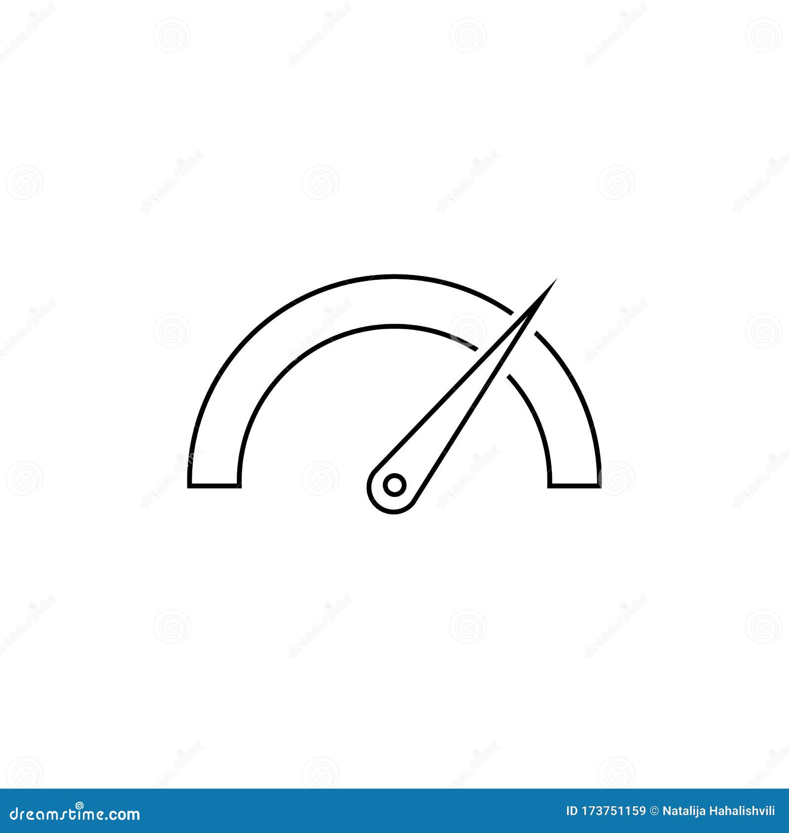 Tachometer Logo Concept Design. Symbol Graphic Template Element Vector ...