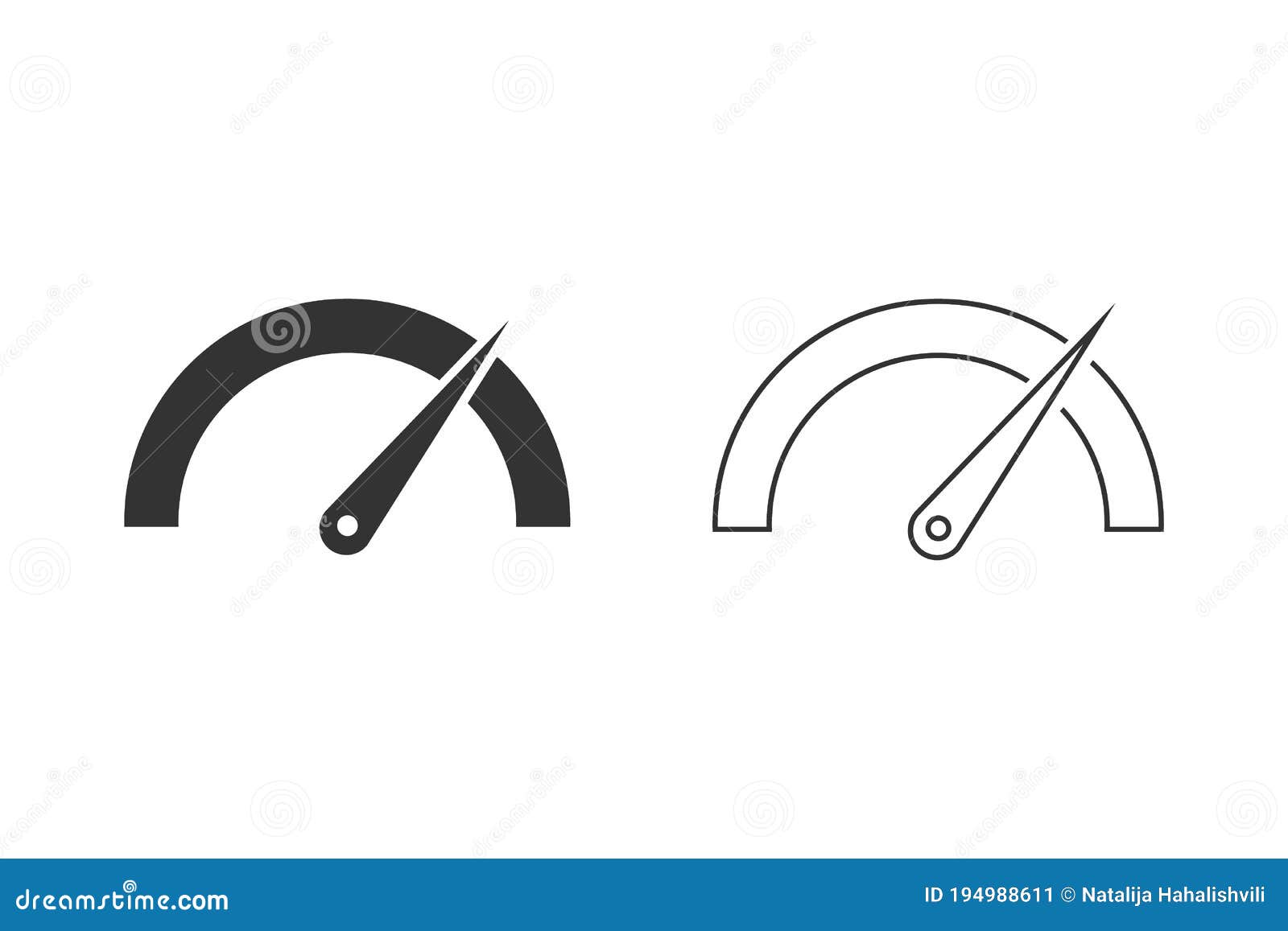Tachometer Logo Design Concept Template. Fully Editable Cartoon Vector ...