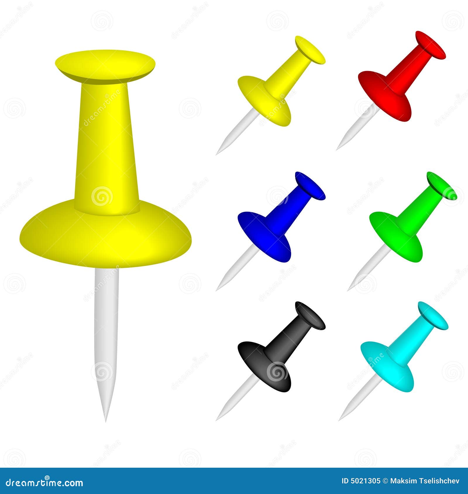 Tachuelas Foto de archivo libre de regalías - Imagen: 5021305