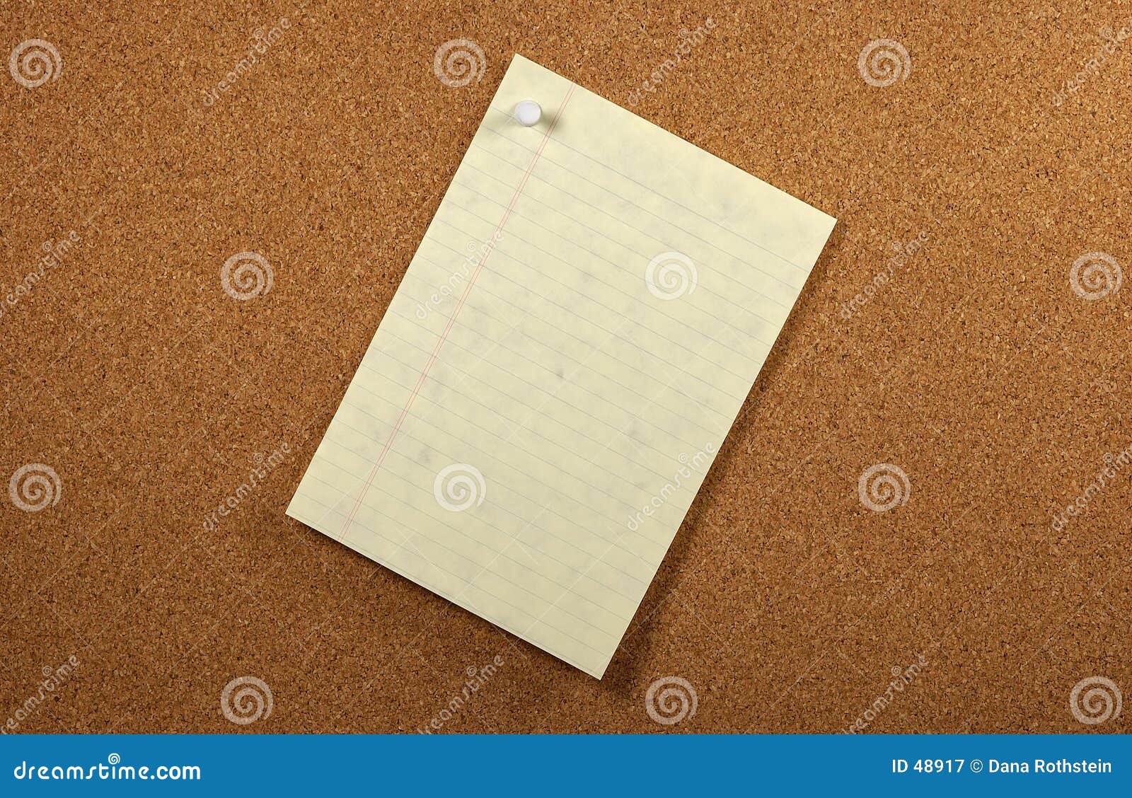 Tacked Paper stock image. Image of office, message, tack - 48917