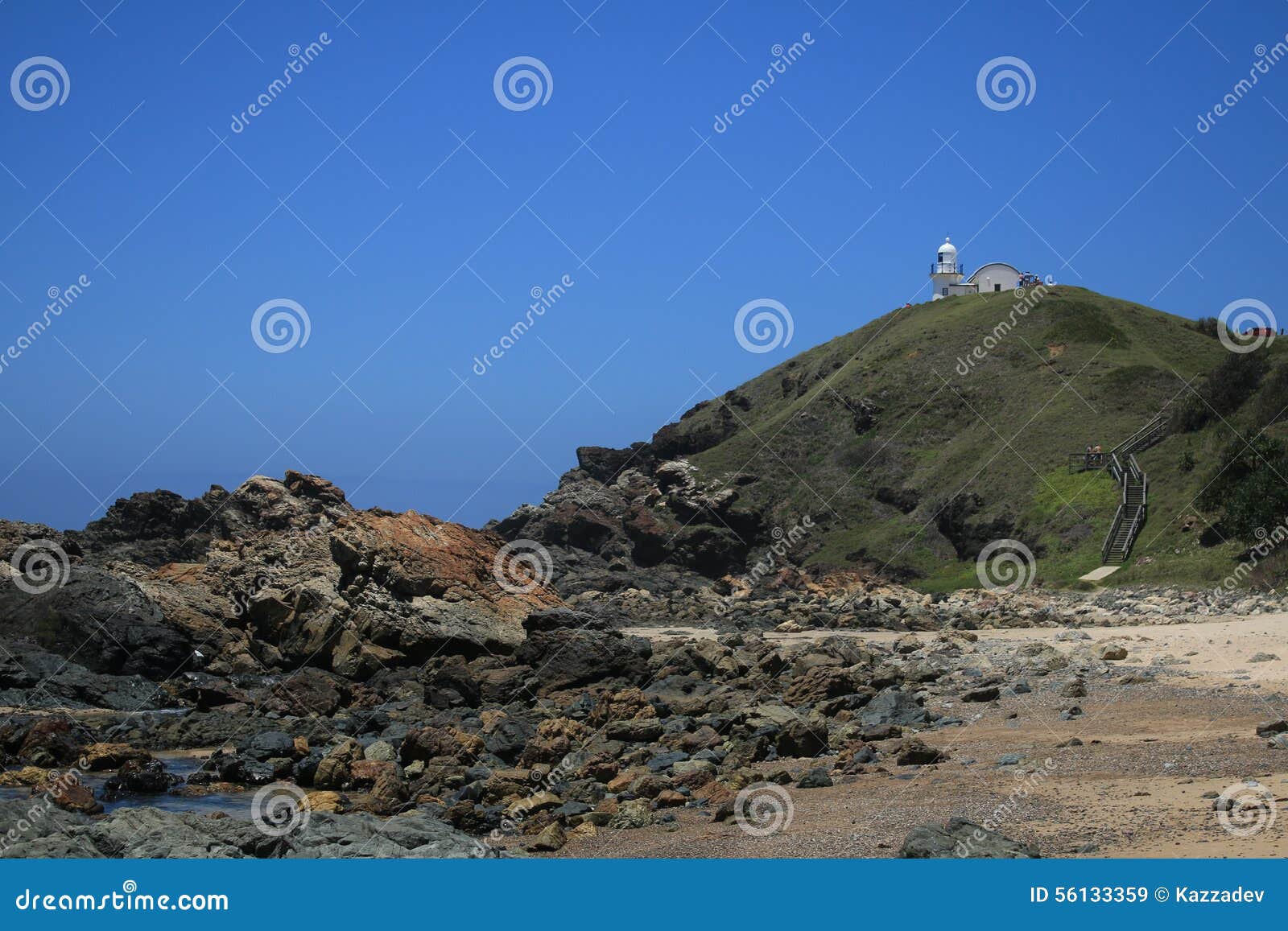 Tacking Point Beach stock image. Image of coast, macquarie - 56133359