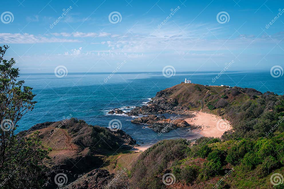 Tacking Point Lighthouse, NSW, Australia Stock Photo - Image of harbour ...