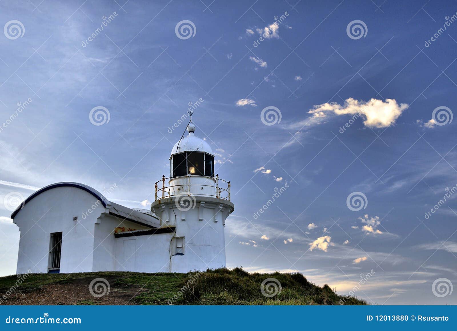 Tacking Point Lighthouse in Port MacQuarie Stock Photo - Image of blue ...