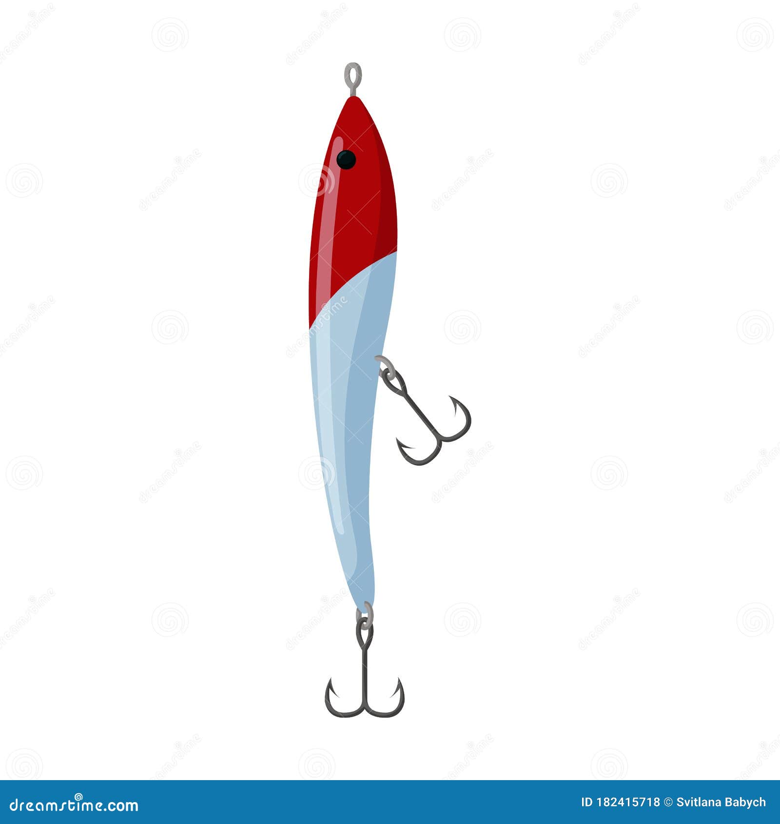 Tackle Bait Vector Icon.Cartoon Vector Icon Isolated on White ...